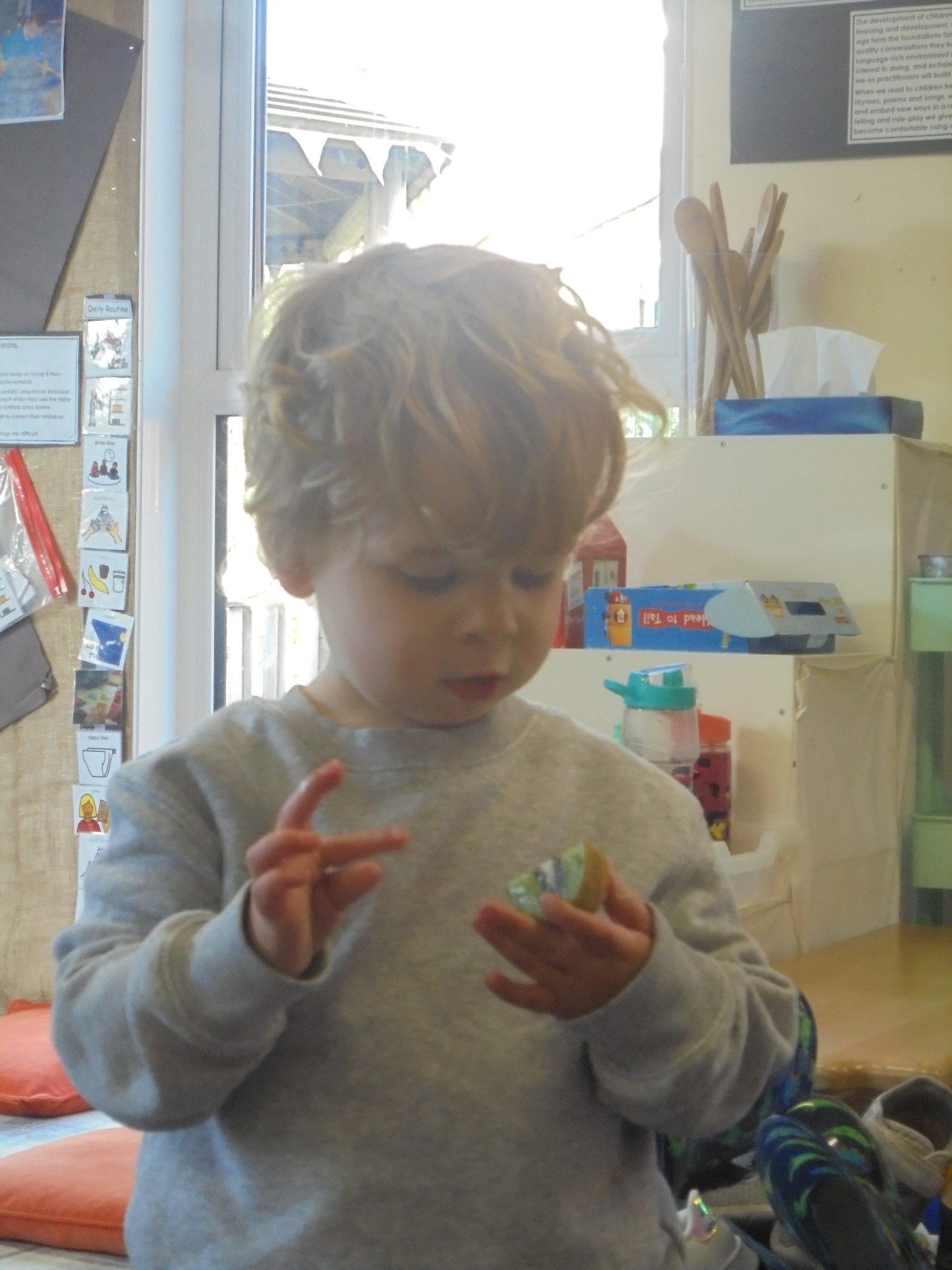 Exploring foods with our senses….. | Helen Gibson Nursery