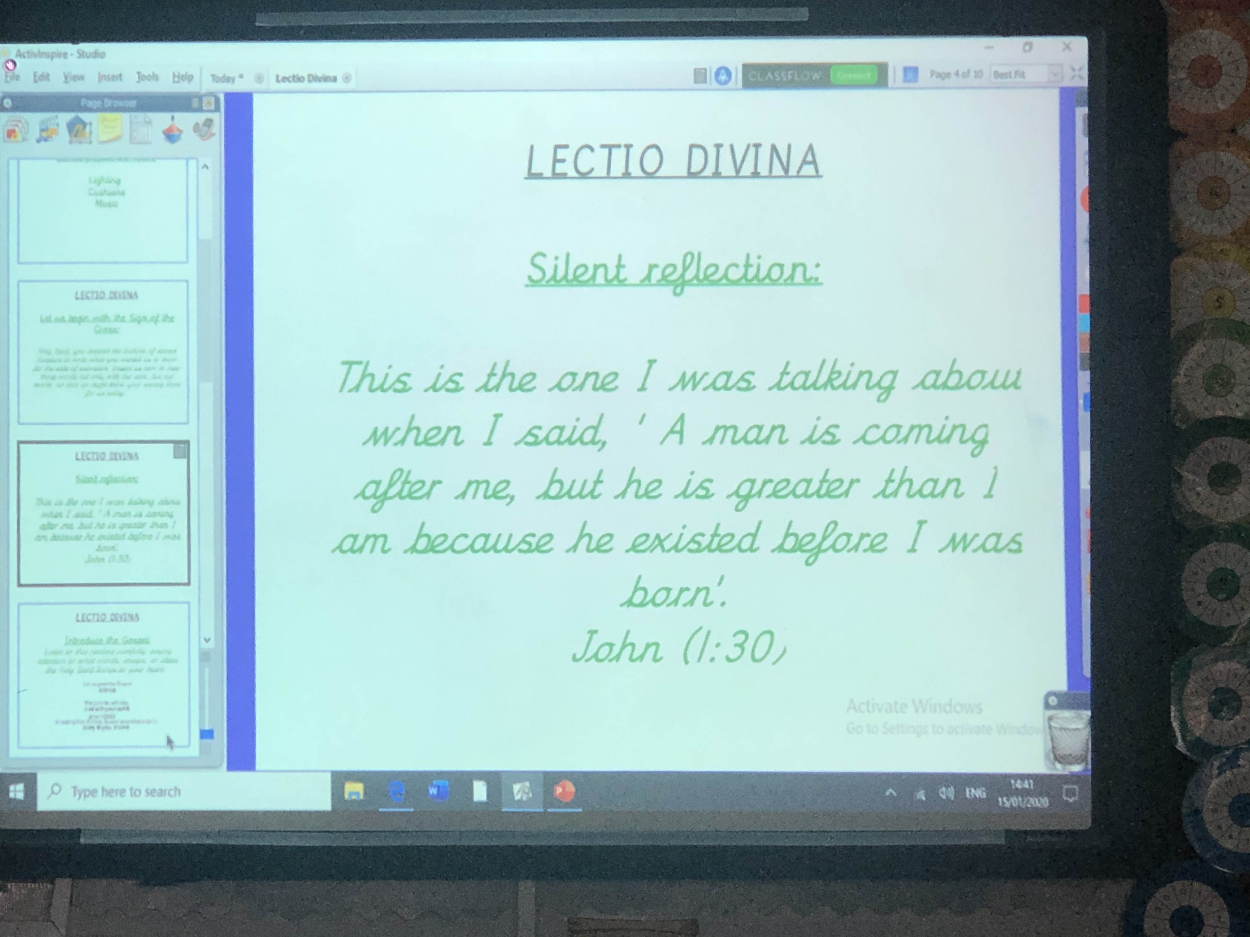 Lectio Divina | All Souls' Catholic Primary School