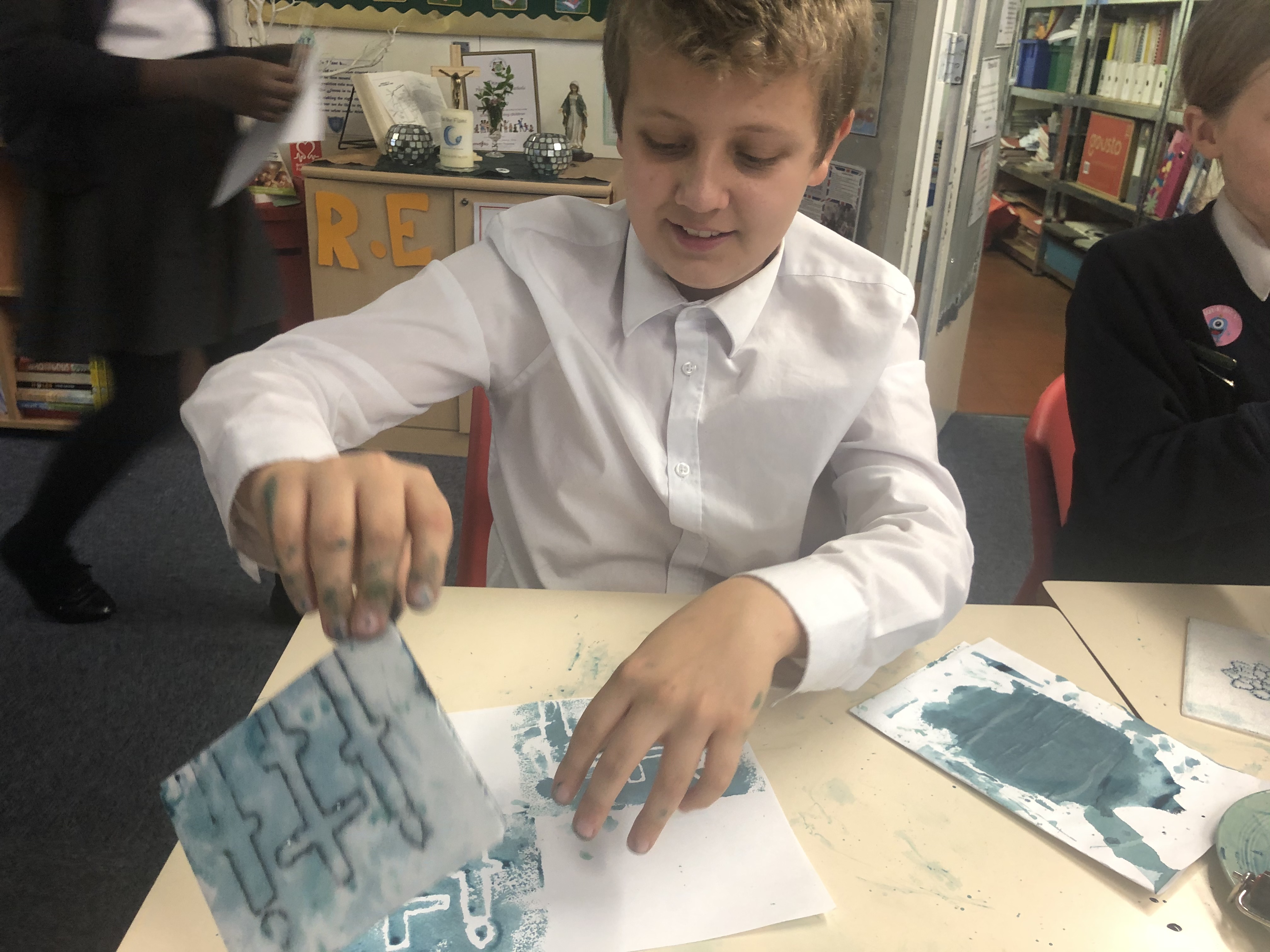 Lino Printing | All Souls' Catholic Primary School