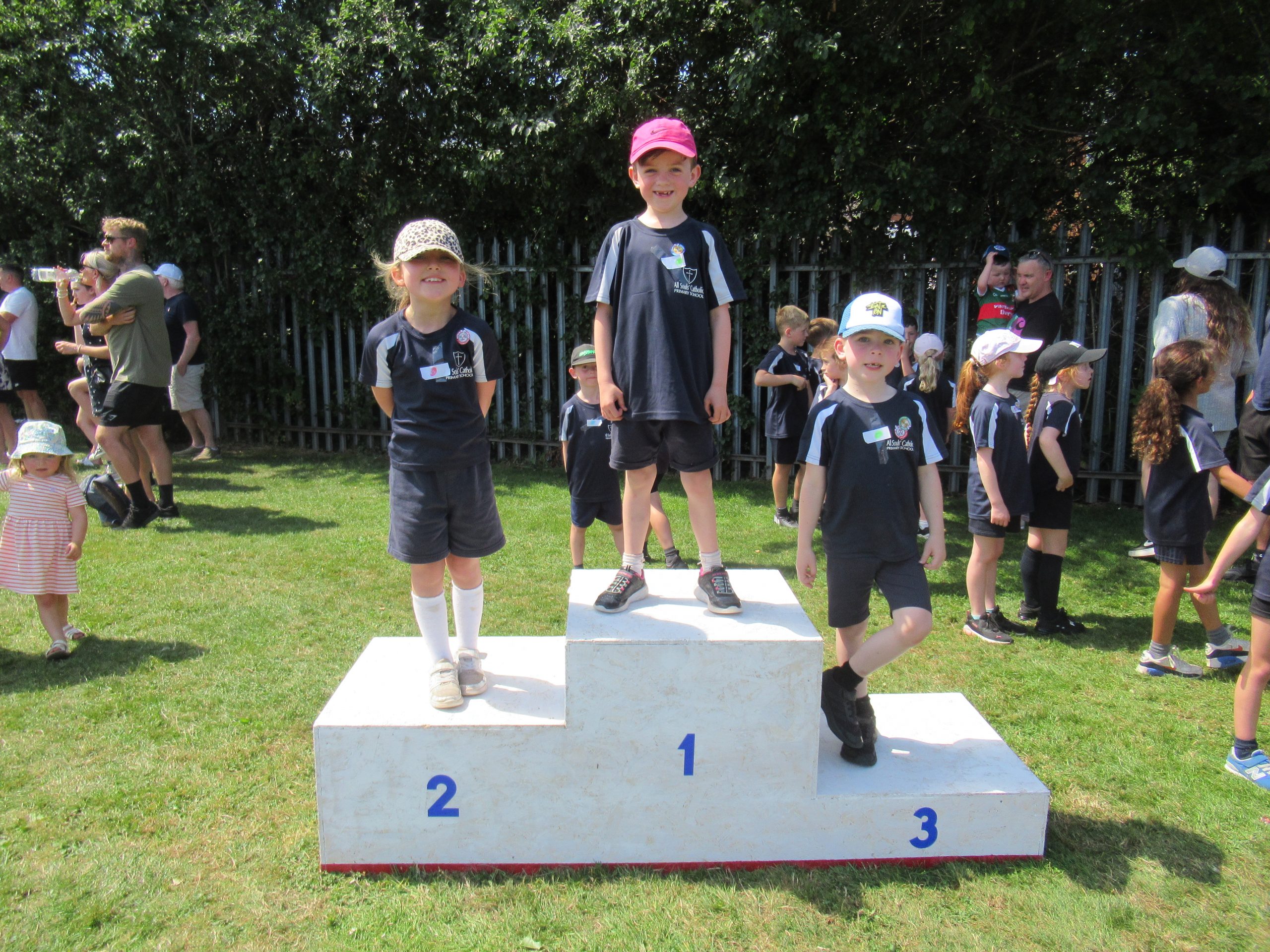Sports Day Podium Photos | All Souls' Catholic Primary School