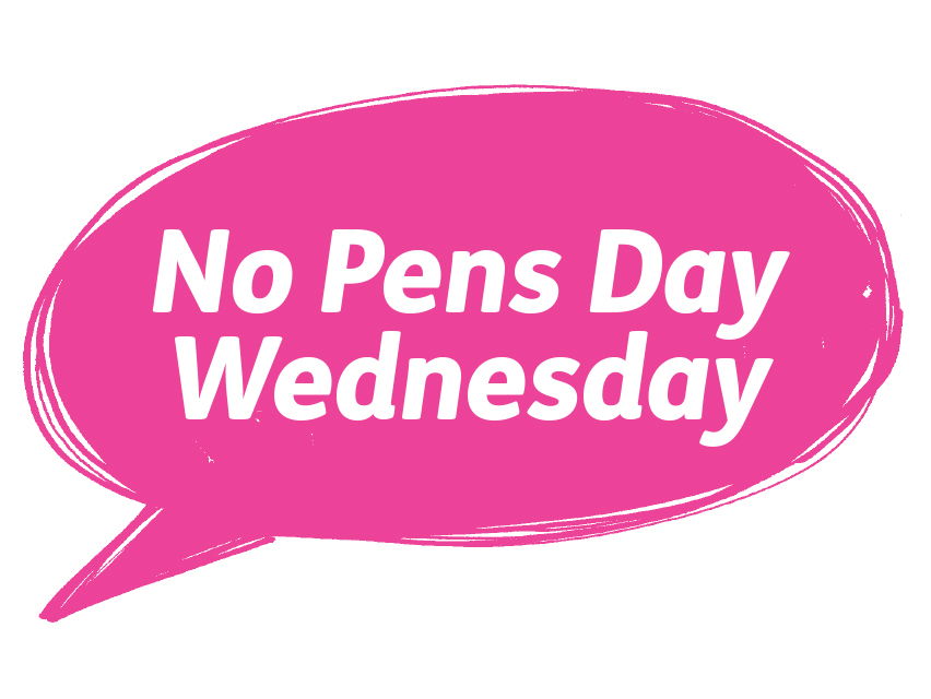No Pens Day! | Bosworth Academy