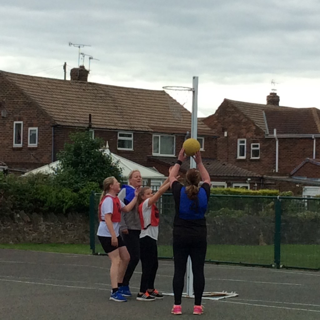 Pupils Vs. Adults Netball Game | Marsden Primary School
