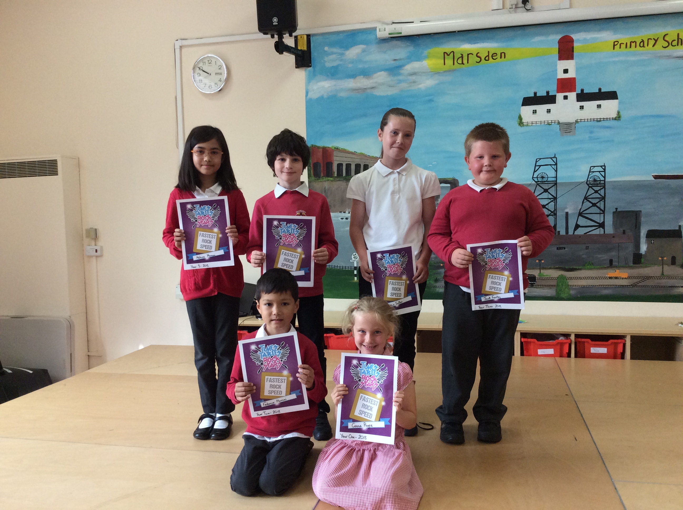 TT Rockstars End of Year Hall of Fame | Marsden Primary School