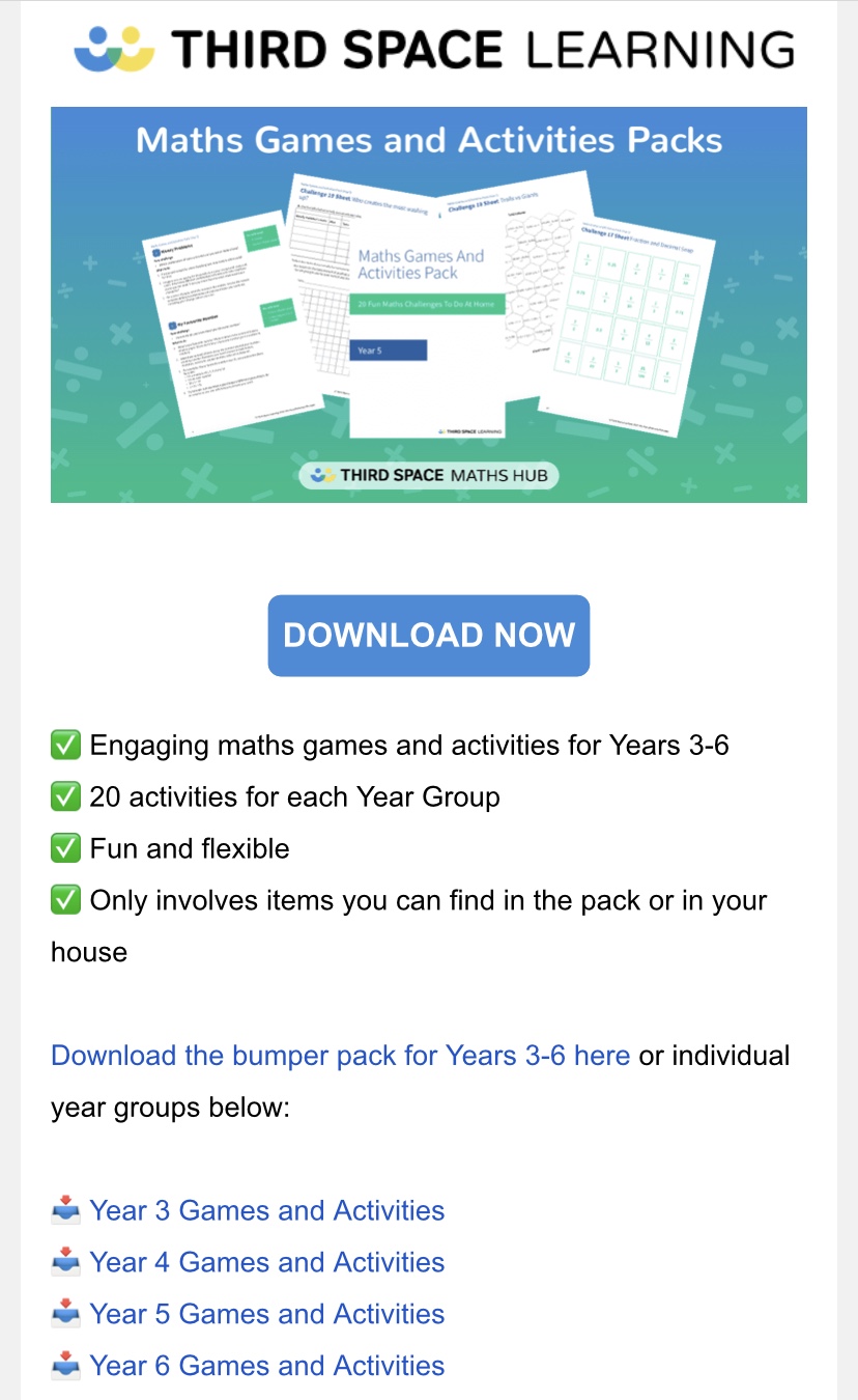 Third Space Maths Hub | Marsden Primary School