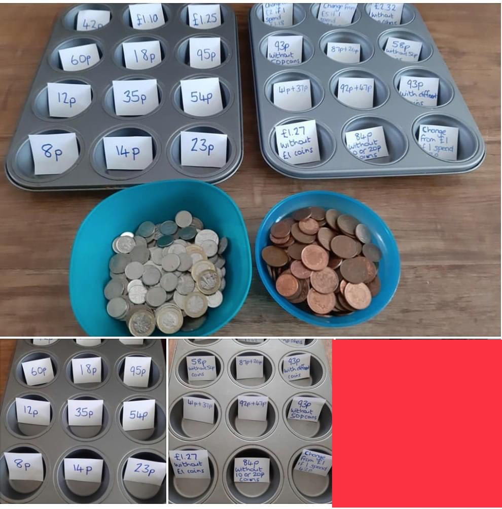 Money Trays | Marsden Primary School