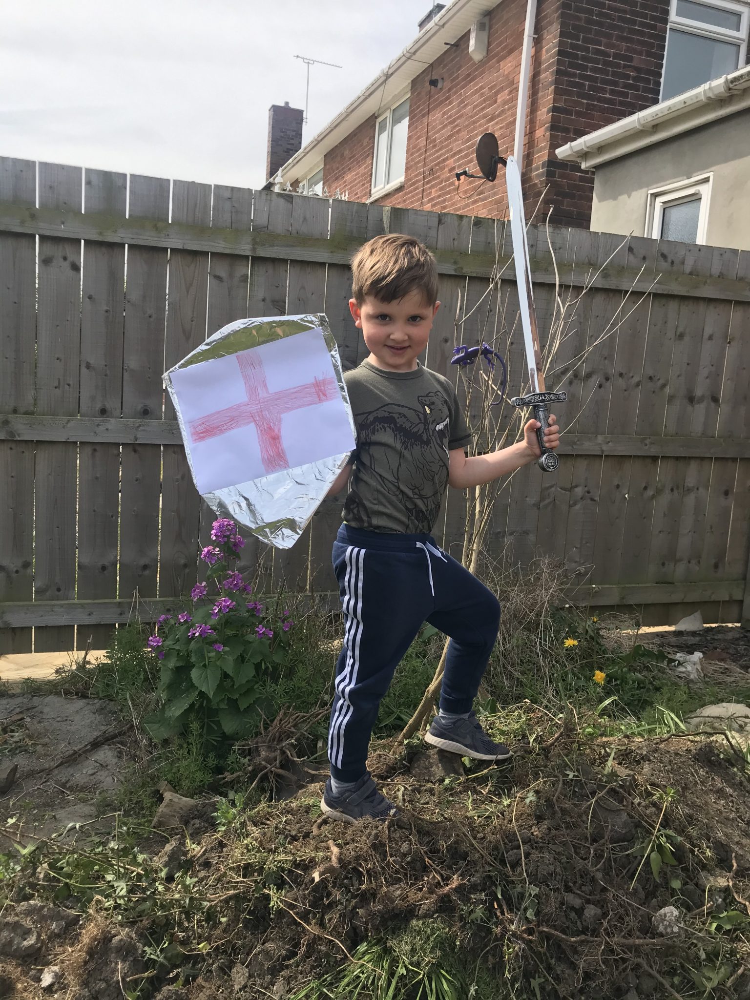 Sir Harry celebrating St. George’s Day gbeng | Marsden Primary School