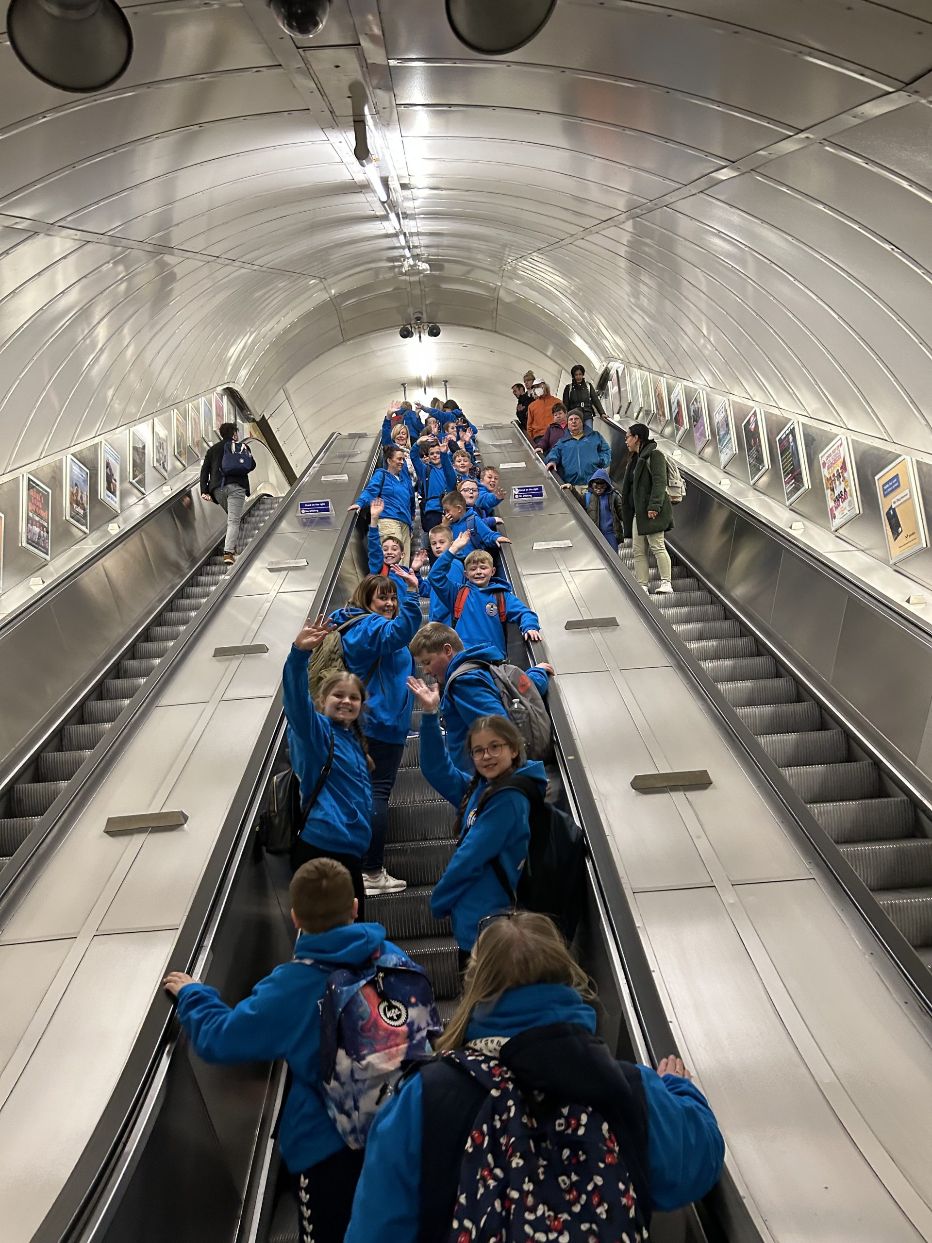 How tall are these escalators!! | Marsden Primary School