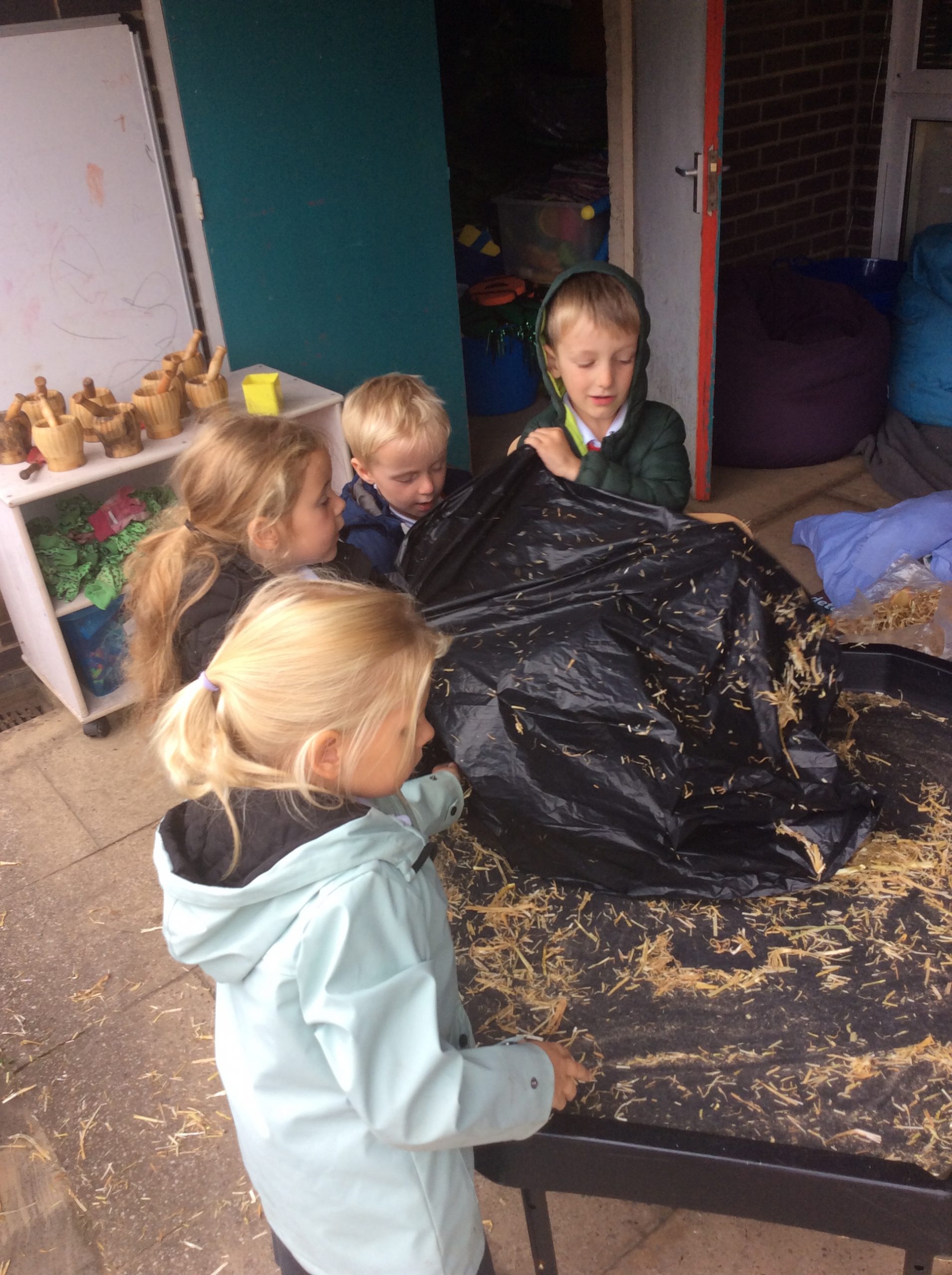 Scarecrow Building in EYFS | Marsden Primary School