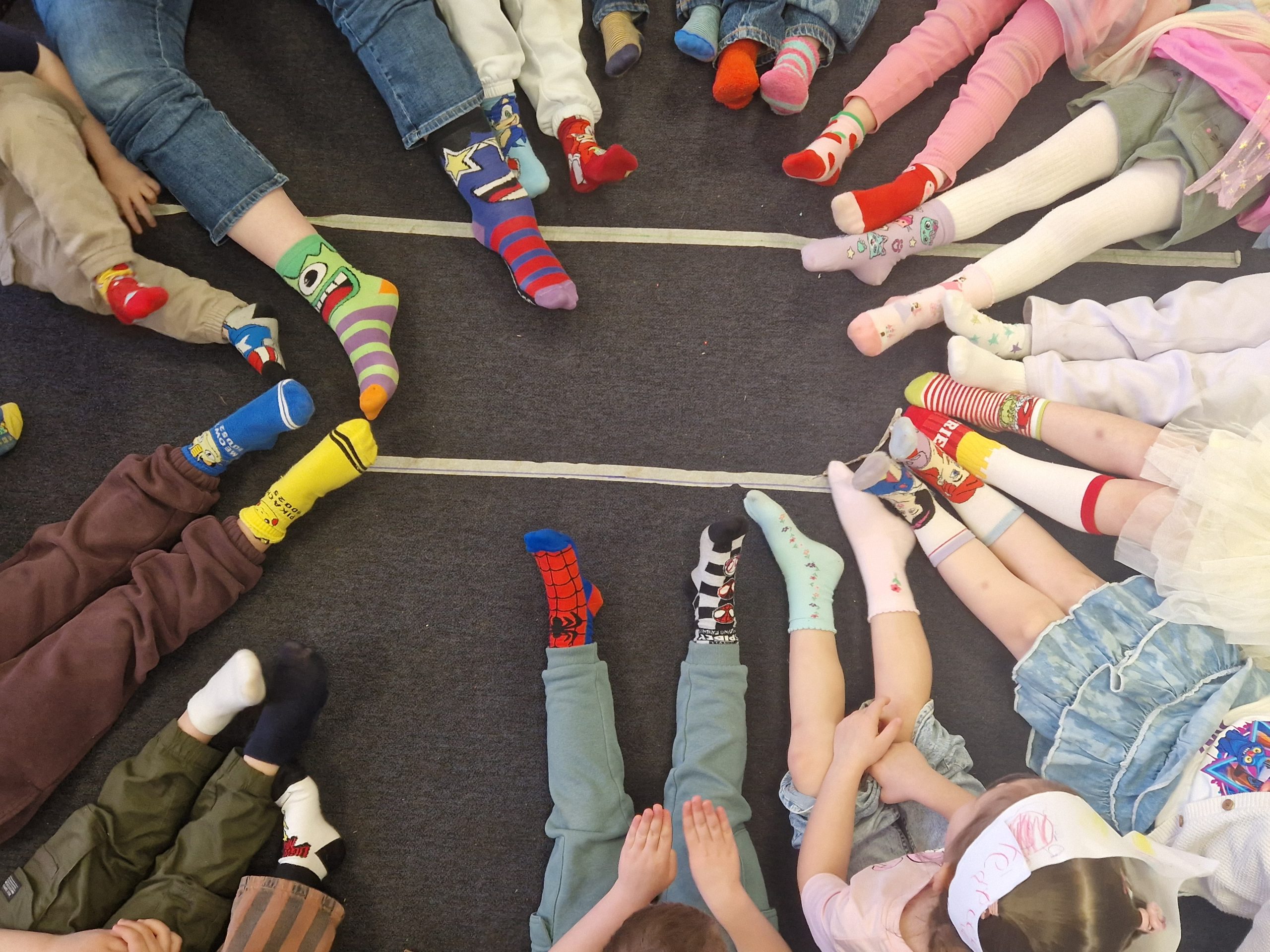 Reception Red Nose/Odd Sock Day | Marsden Primary School