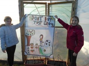 Banners for the allotment | Harton Primary School