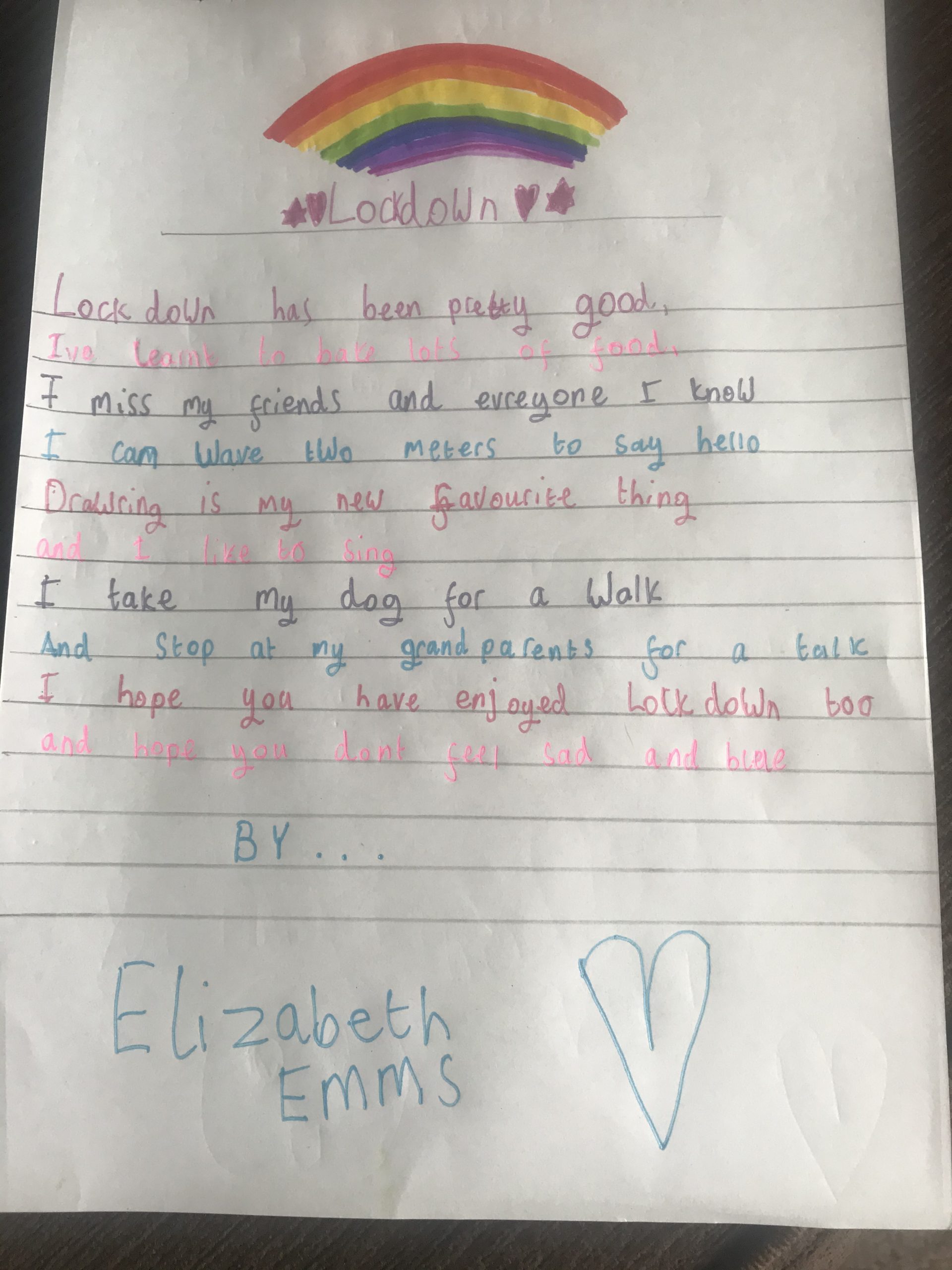 Lock Down Poetry Challenge | Harton Primary School