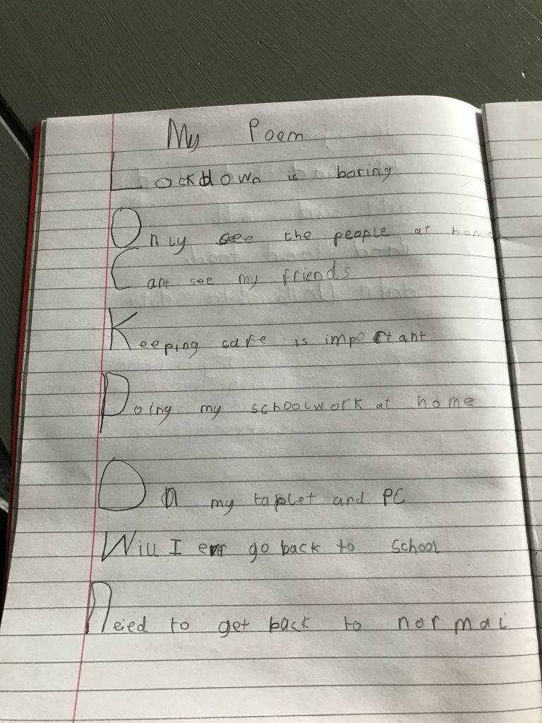 Lock Down Poetry Challenge | Harton Primary School