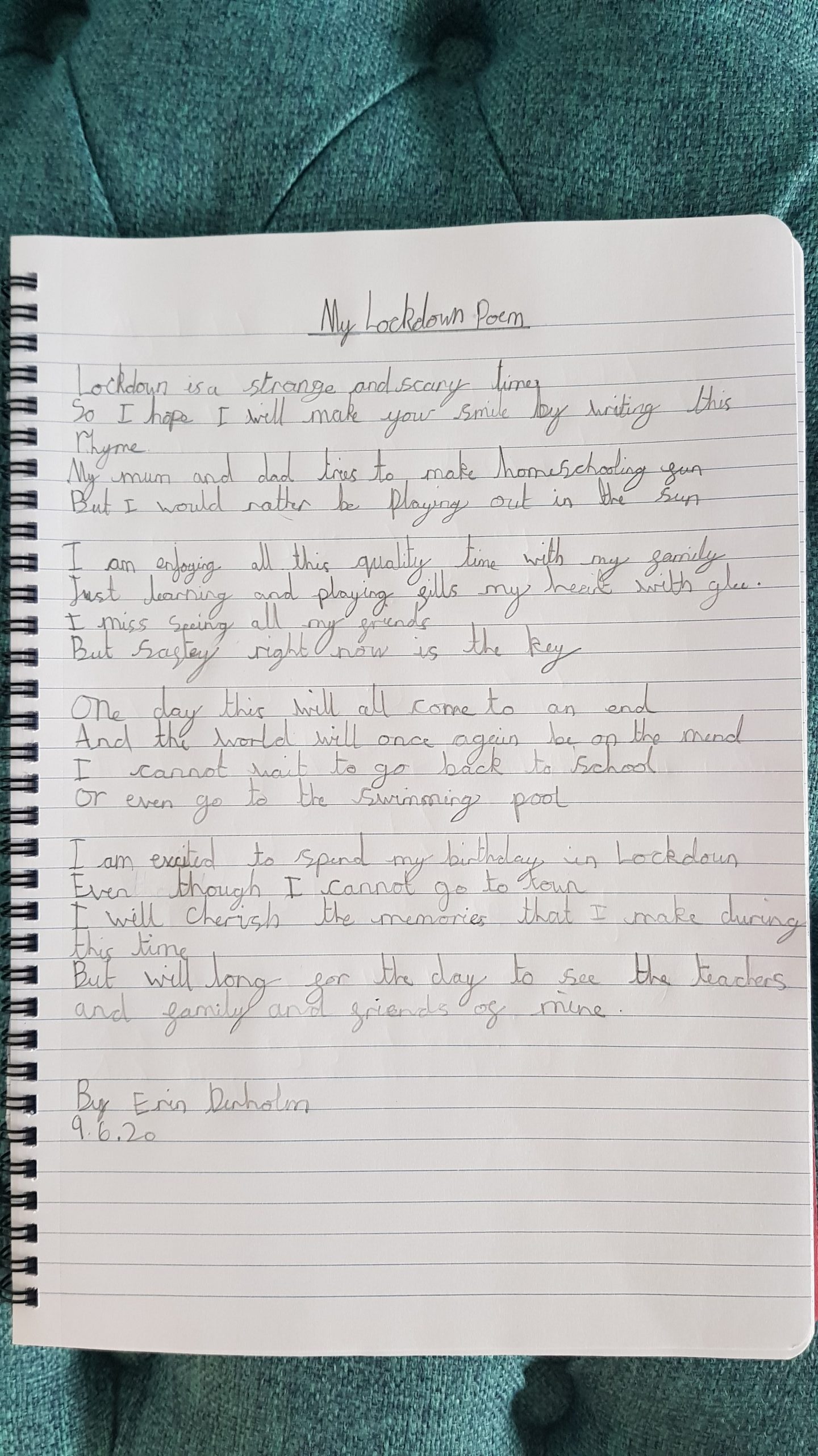 Lock Down Poetry Challenge | Harton Primary School