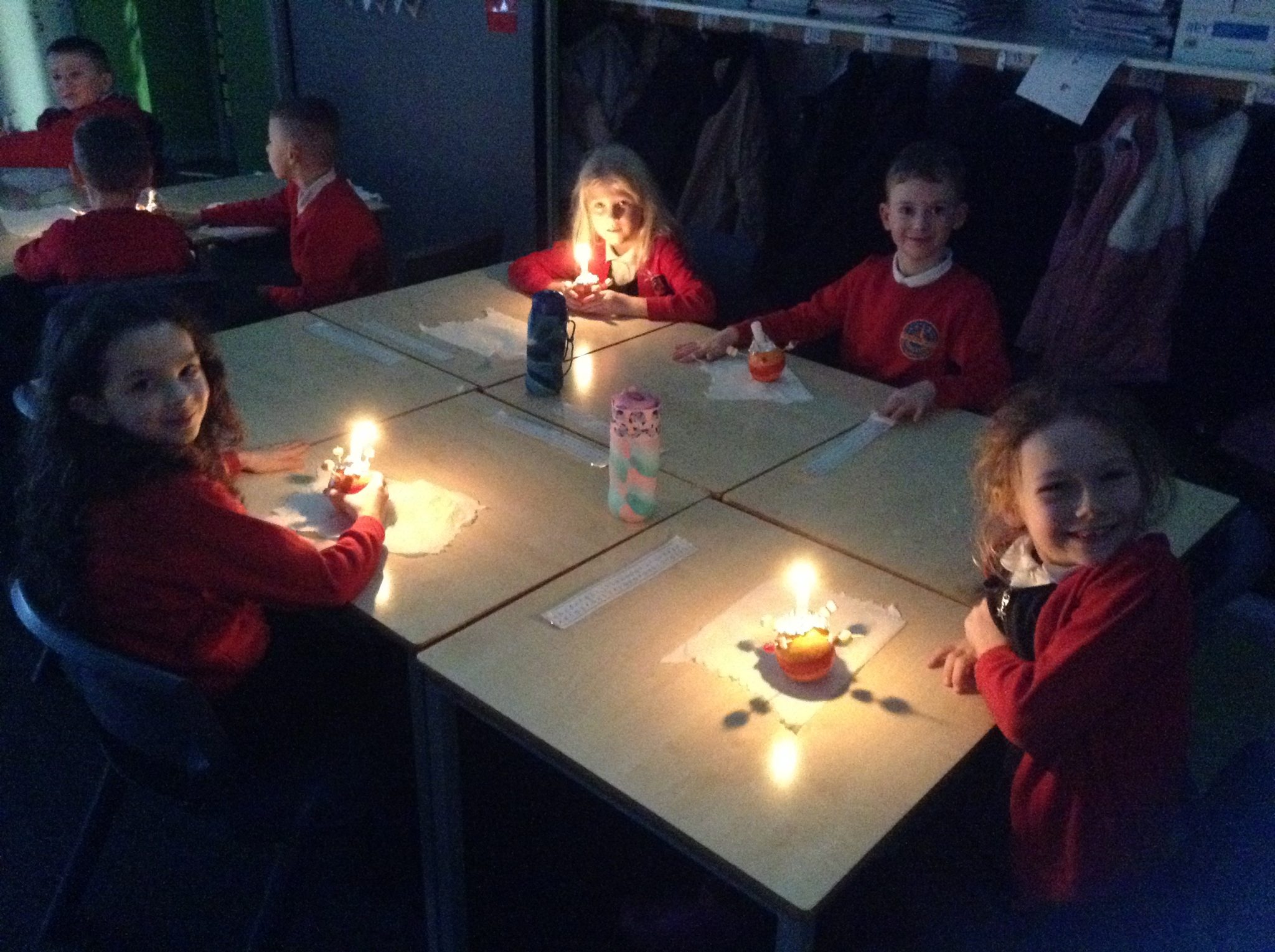 Year 2 making Christingles | Harton Primary School