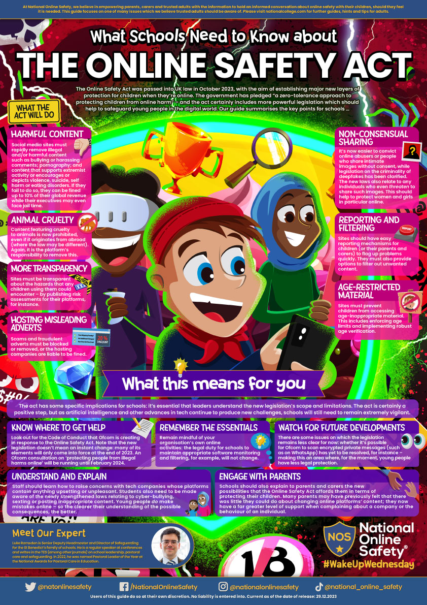 E-Safety Information – Online Safety Act | Harton Primary School