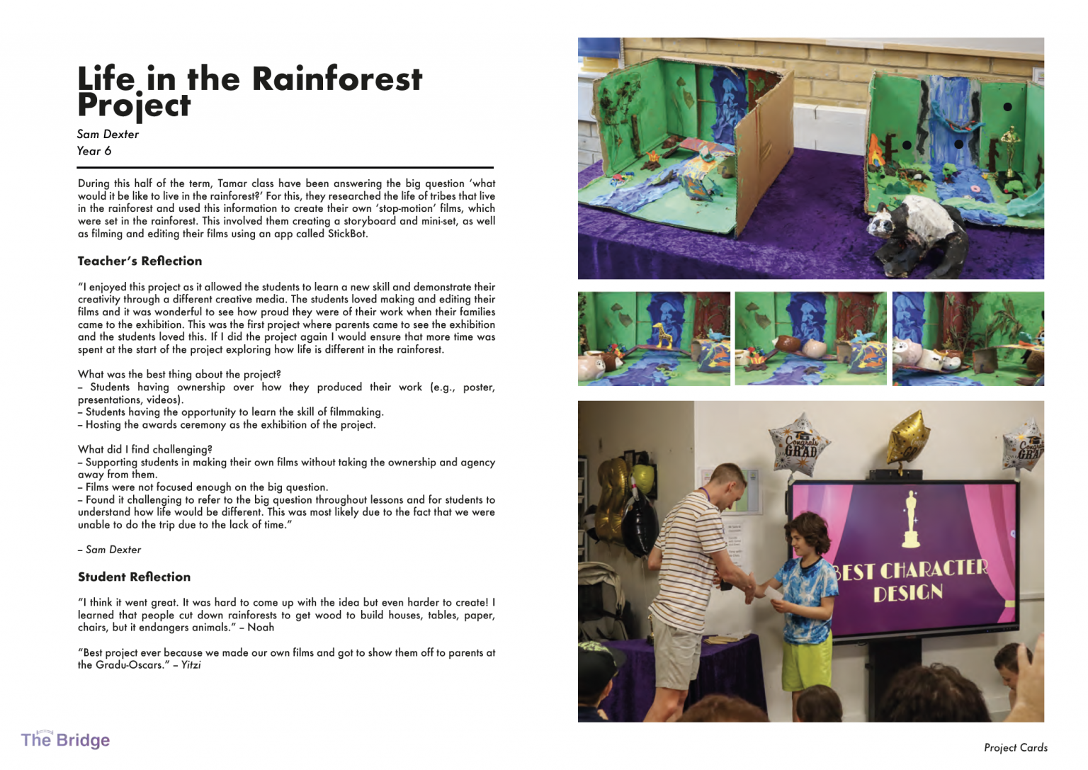 Life in the Rainforest Project | Gesher School