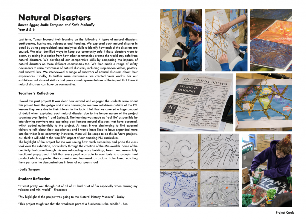 Natural Disasters Project | Gesher School
