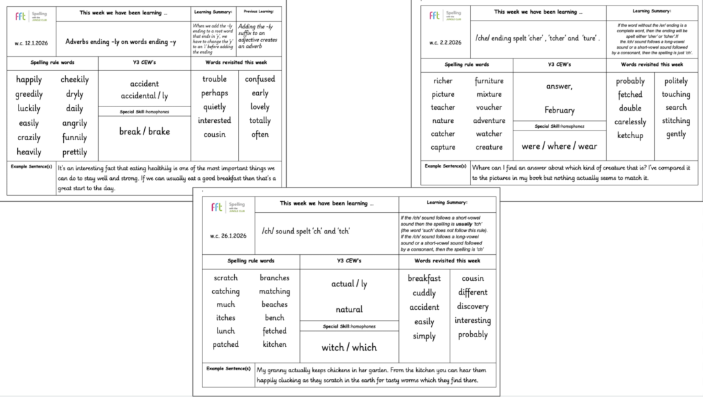Year 3 – Spelling and Maths Practice Ready for Half Term … Double HoWL ...
