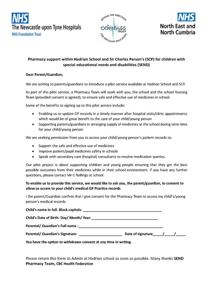 Forms | Hadrian School