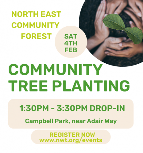 Community Tree Planting | Hebburn Lakes Primary School