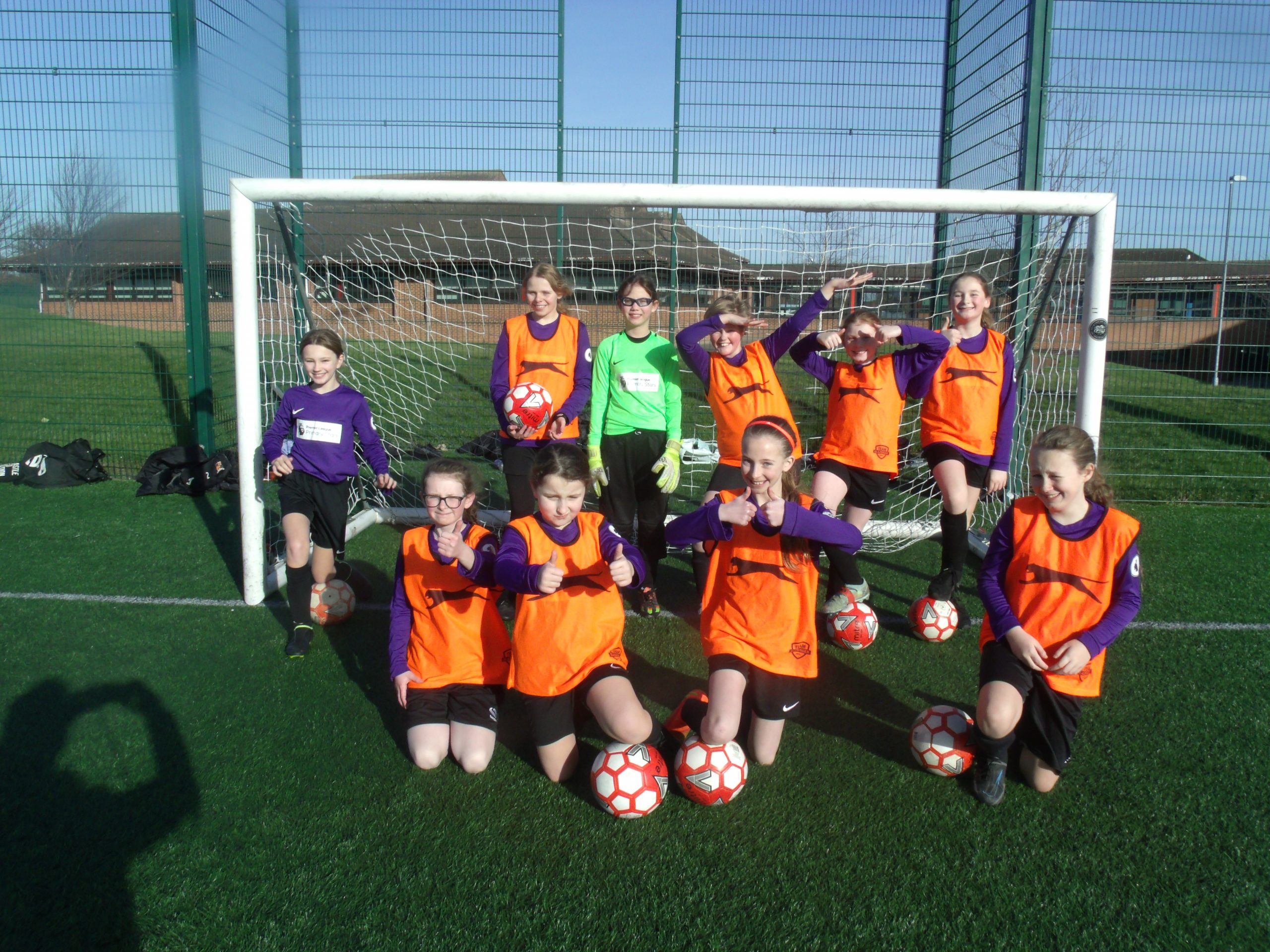 Upper Key Stage Two Girls Score Their First Points! | Hebburn Lakes ...