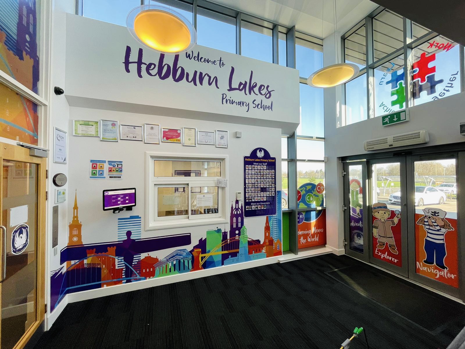 Main Entrance Transformation | Hebburn Lakes Primary School