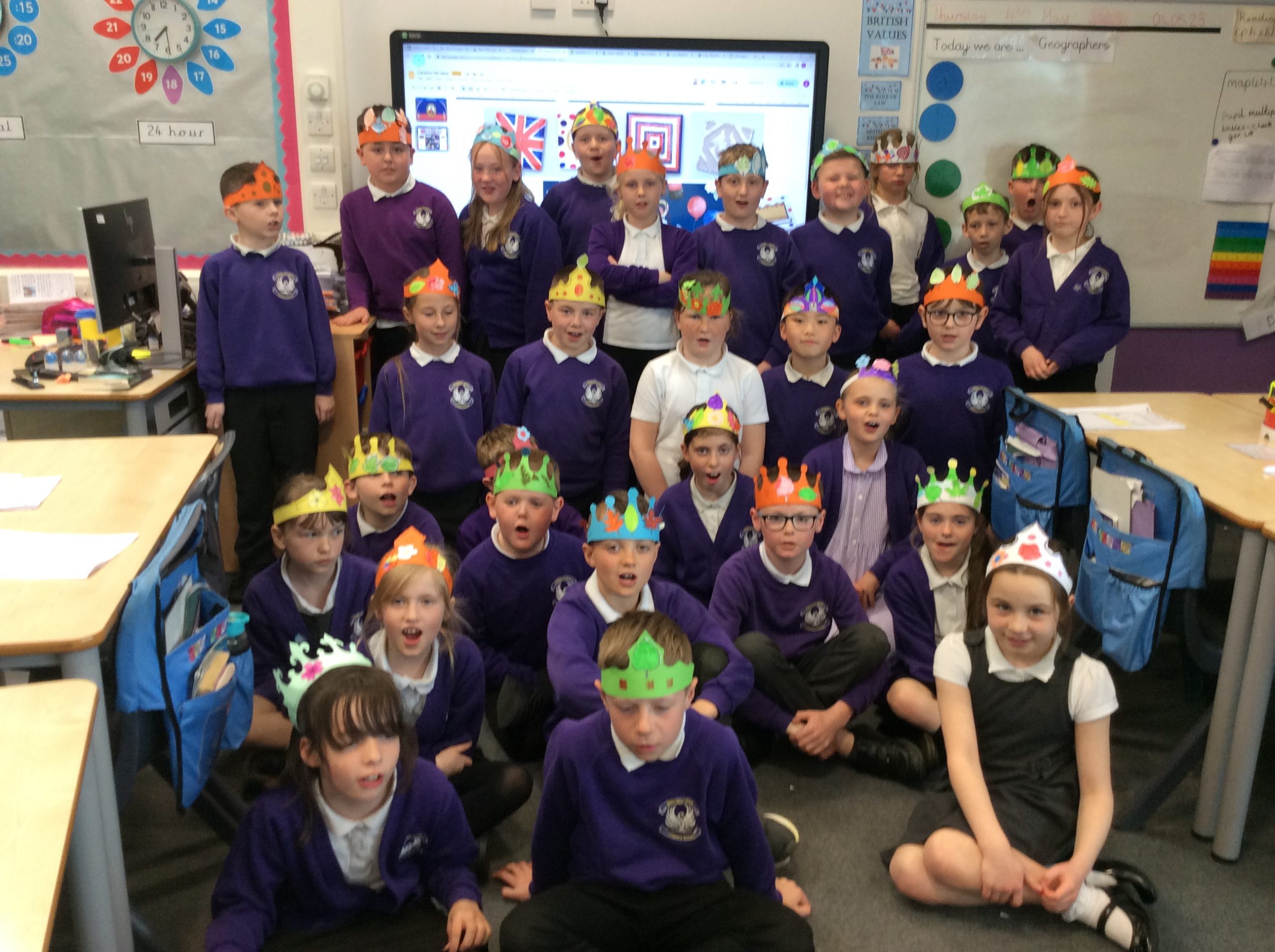 Coronation Crowns and Tiles | Hebburn Lakes Primary School