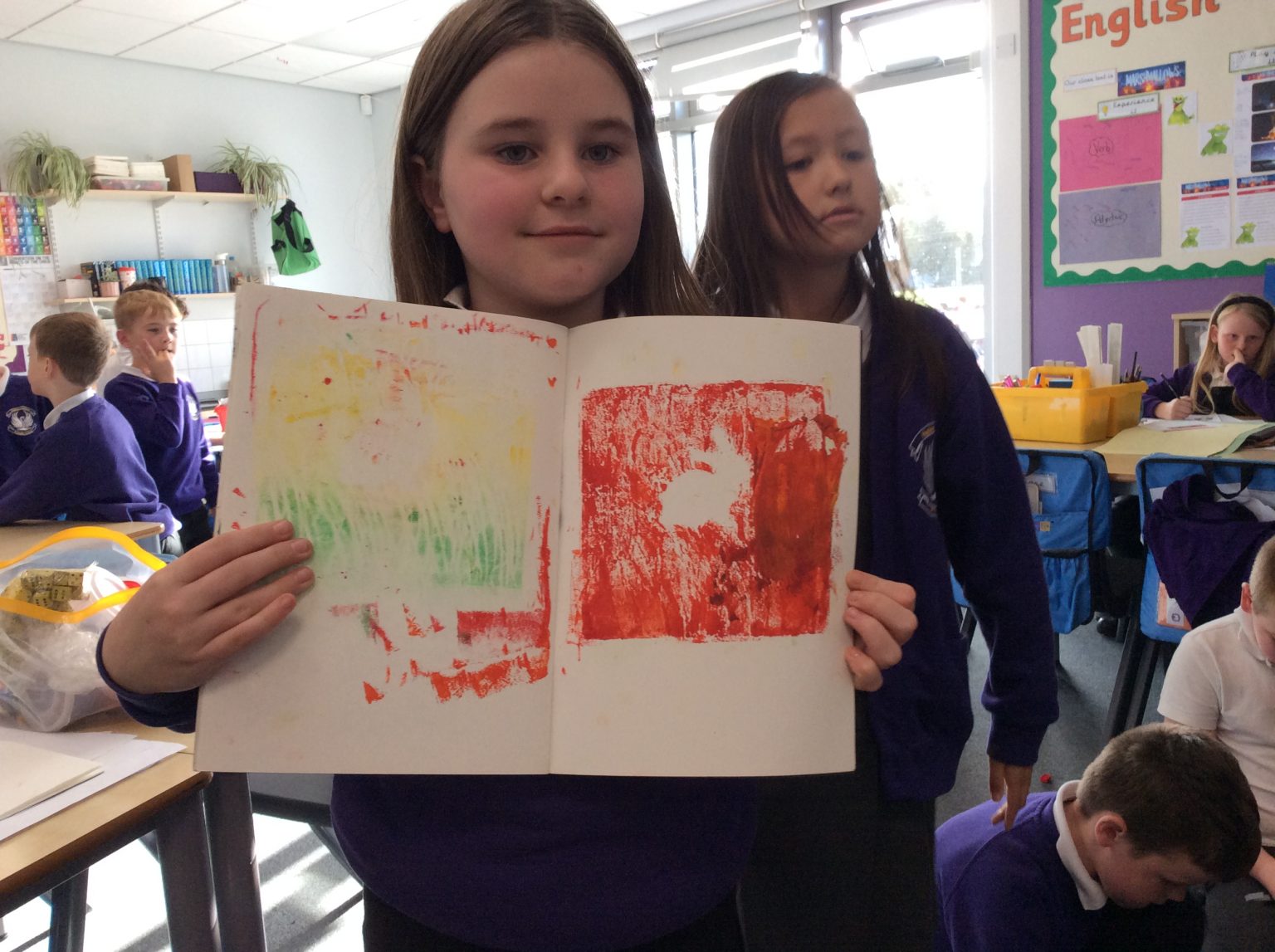 Printing Tiles in Art | Hebburn Lakes Primary School