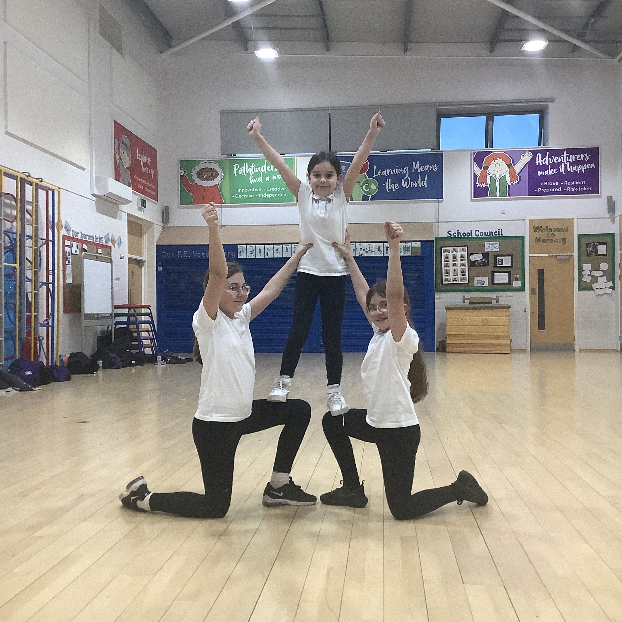 Cheerleading at Hebburn Lakes | Hebburn Lakes Primary School