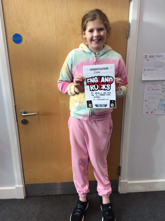 England Rocks TTRS Champions! | Hebburn Lakes Primary School