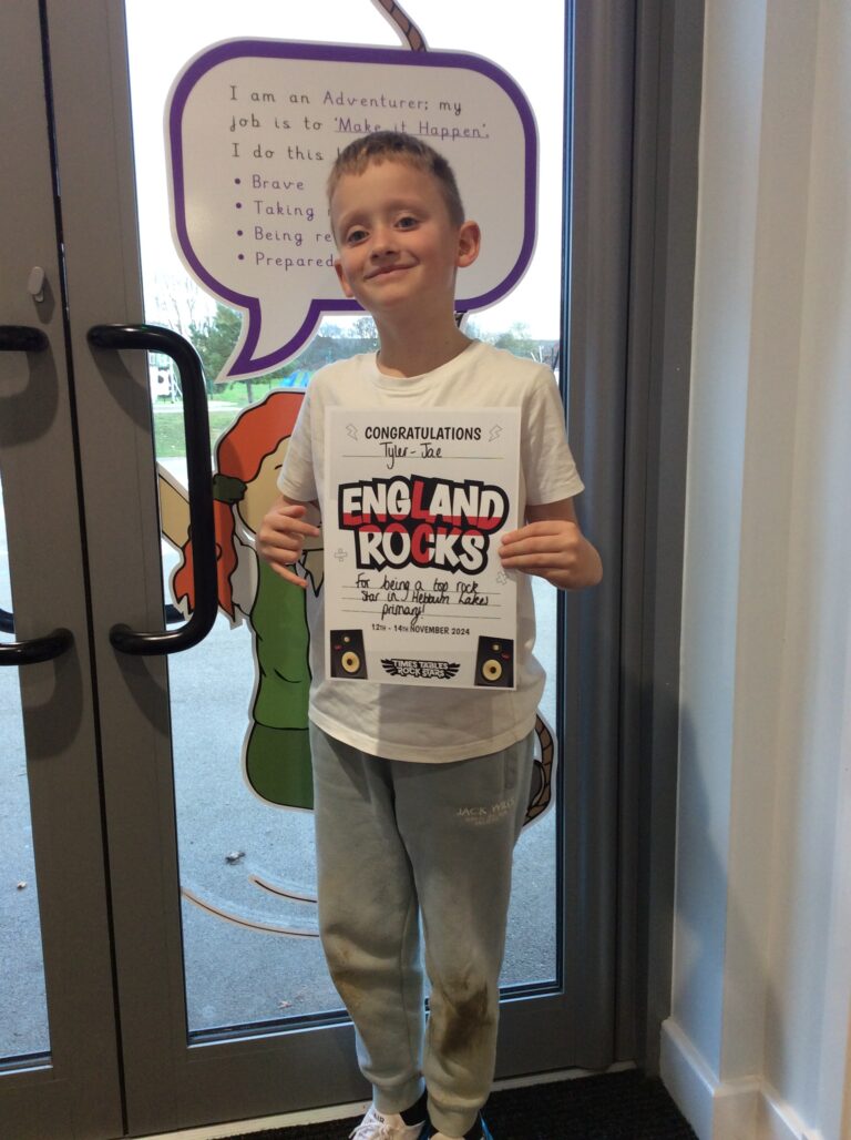 England Rocks TTRS Champions! | Hebburn Lakes Primary School