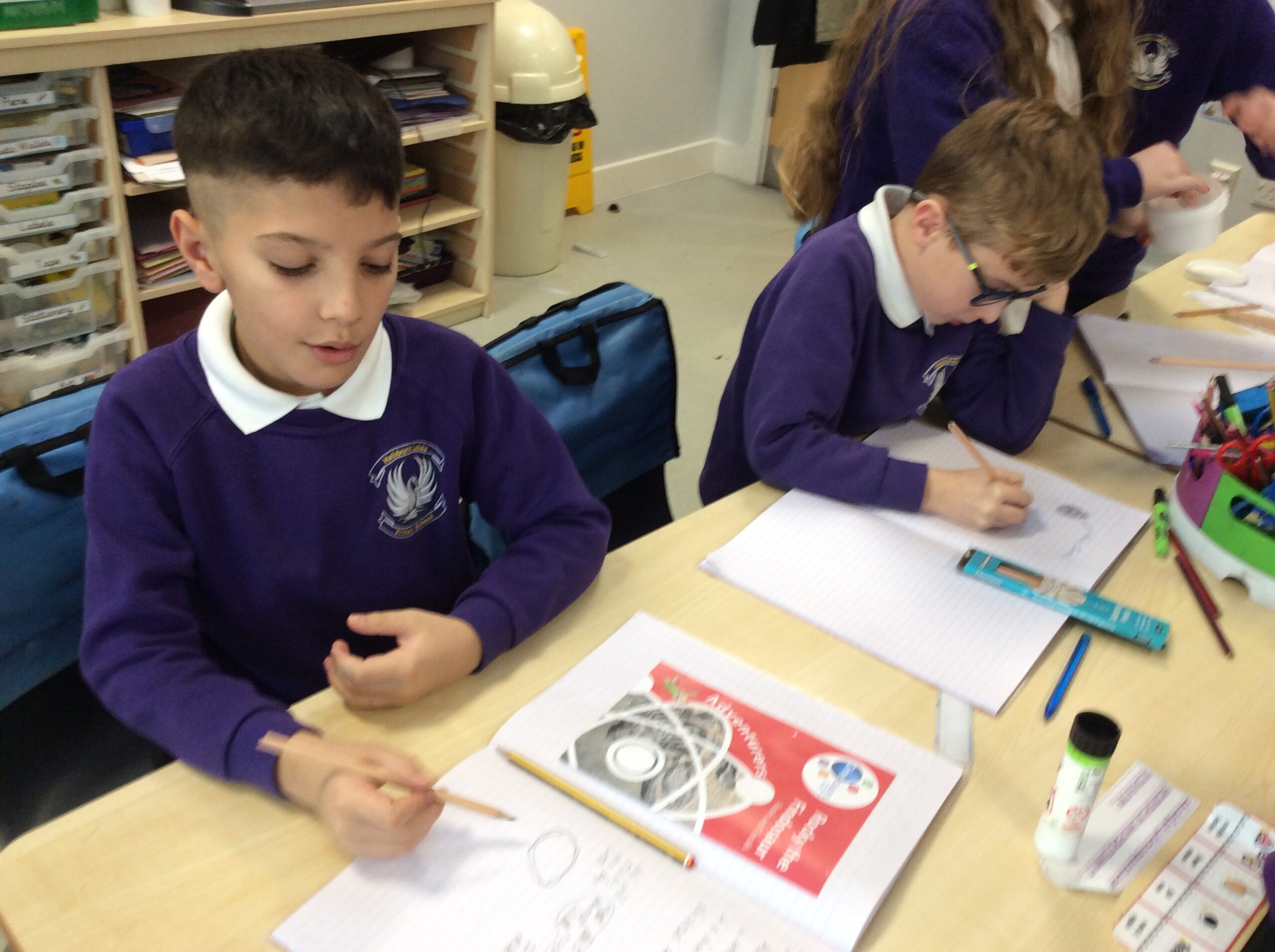 Rocks Sketching | Hebburn Lakes Primary School