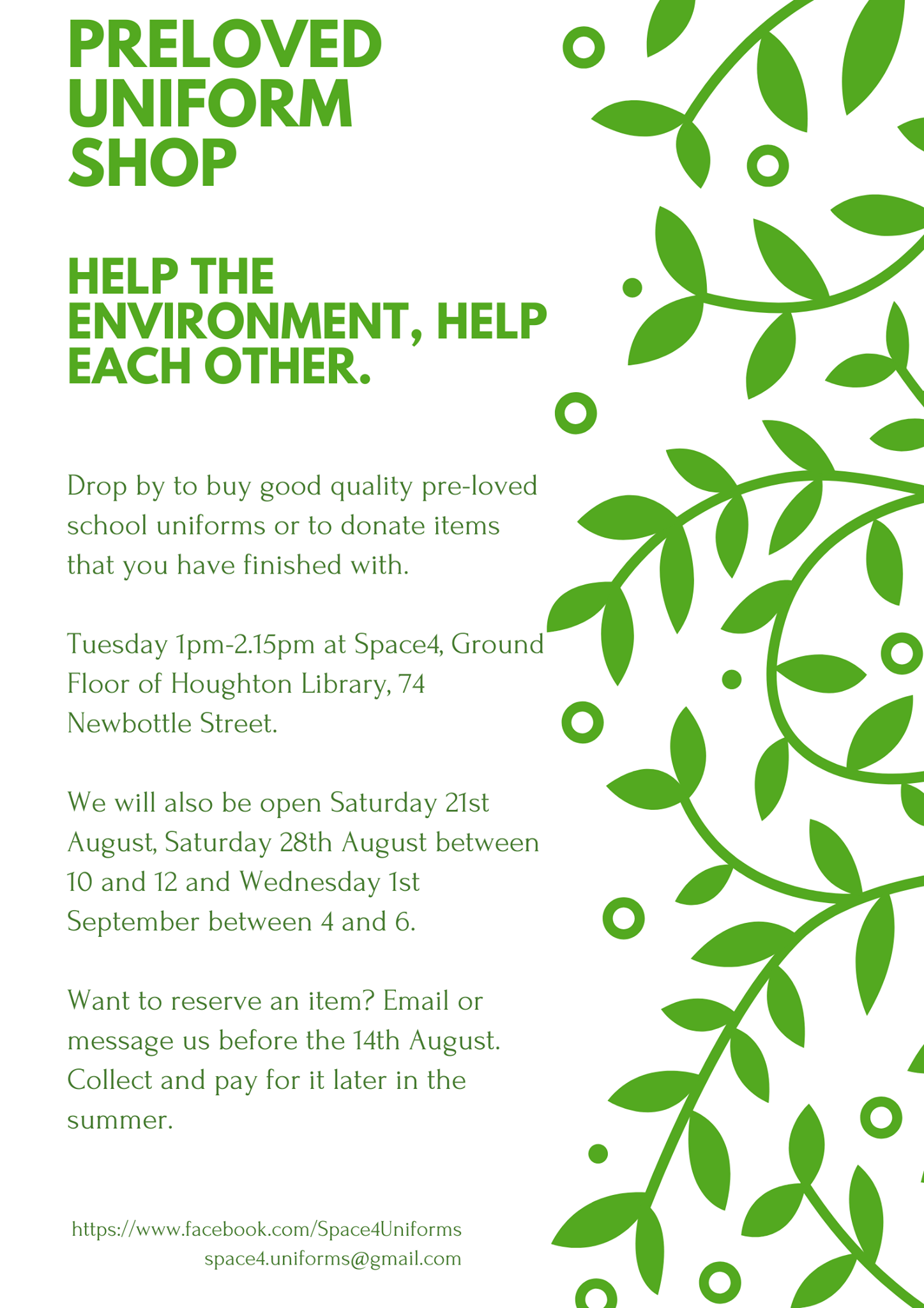 **PRELOVED UNIFORM SHOP** | Kepier School