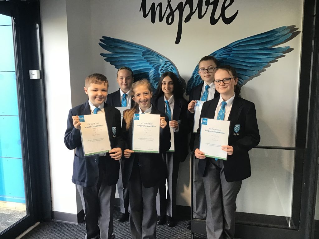 **Kepier learners win the ICE inspire competition** | Kepier School