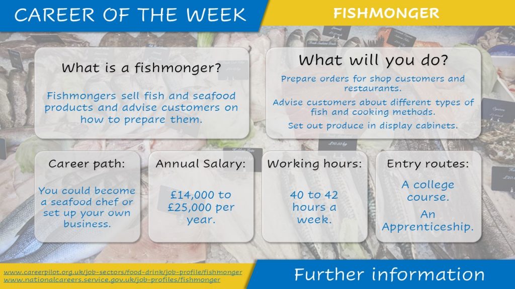 Career of the Week – Fishmonger | Kepier School