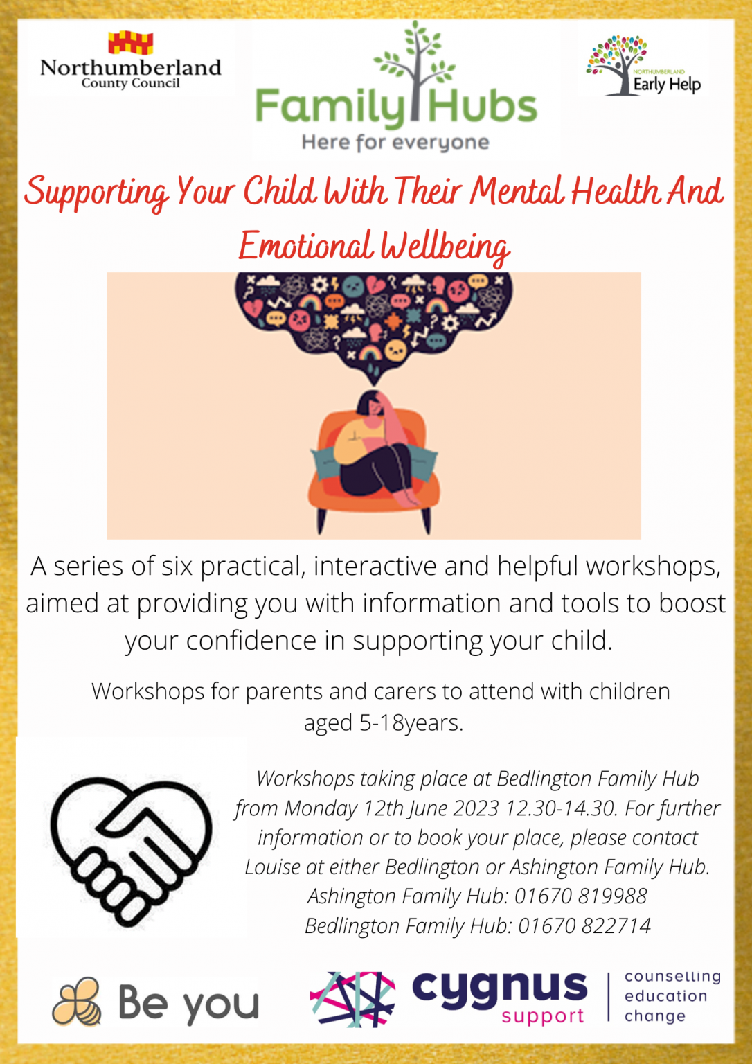 Parent workshops around supporting children & young people with their ...