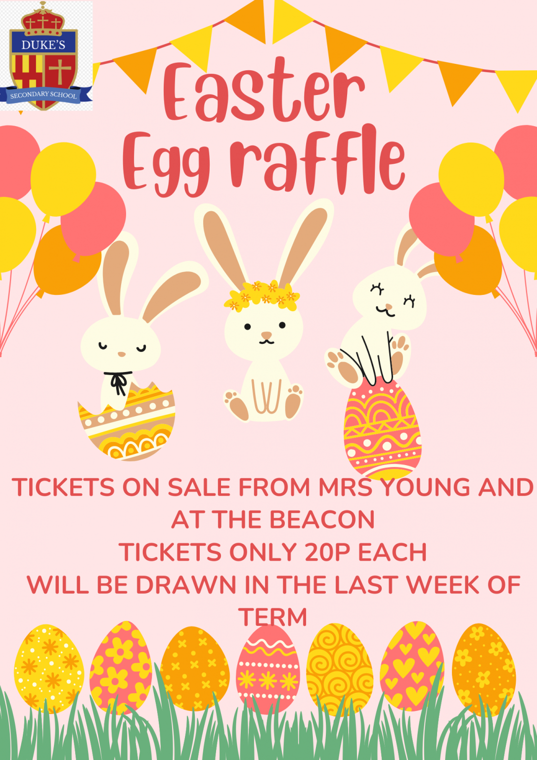 Easter Egg Raffle | NCEA Duke's Secondary School