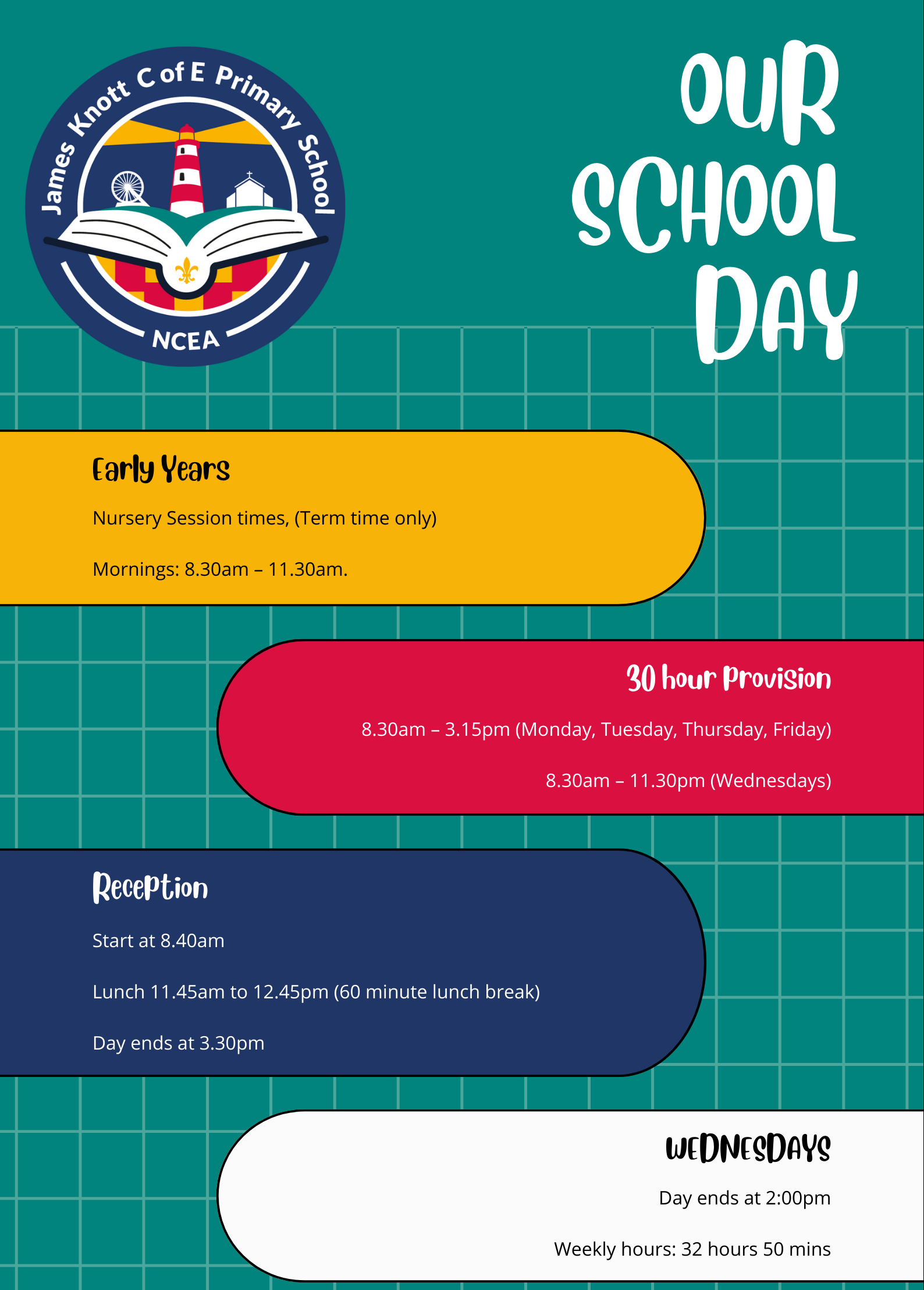 Our School Day | NCEA James Knott C of E Primary School