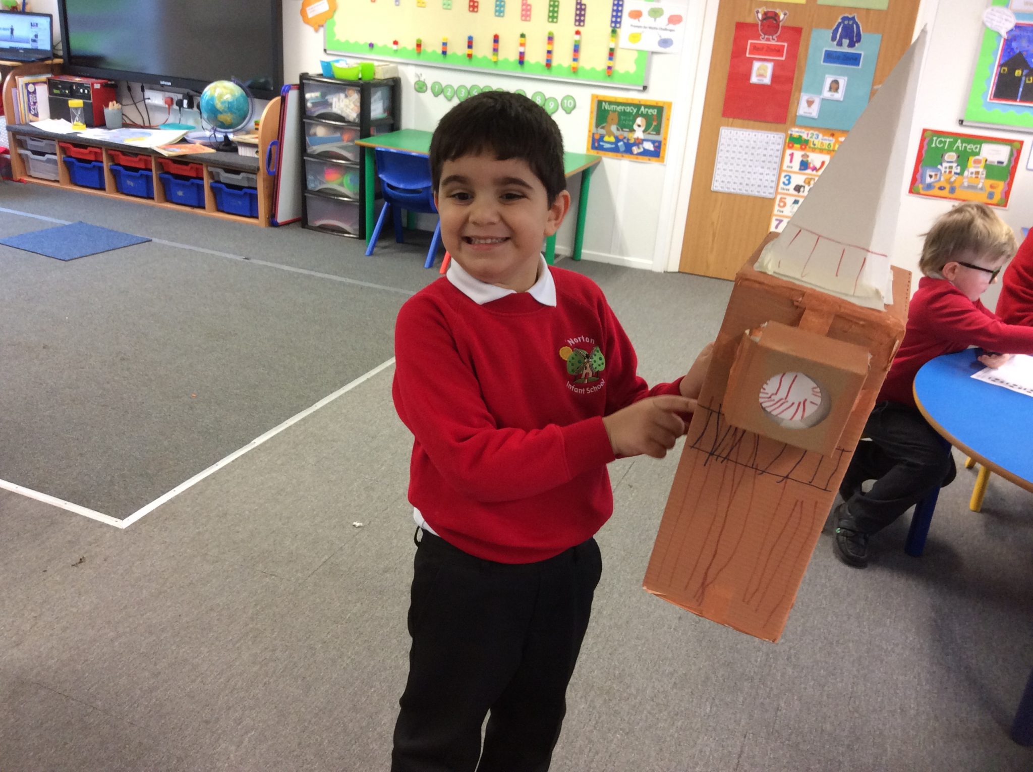 Our London landmarks box modelling | Norton Infant School