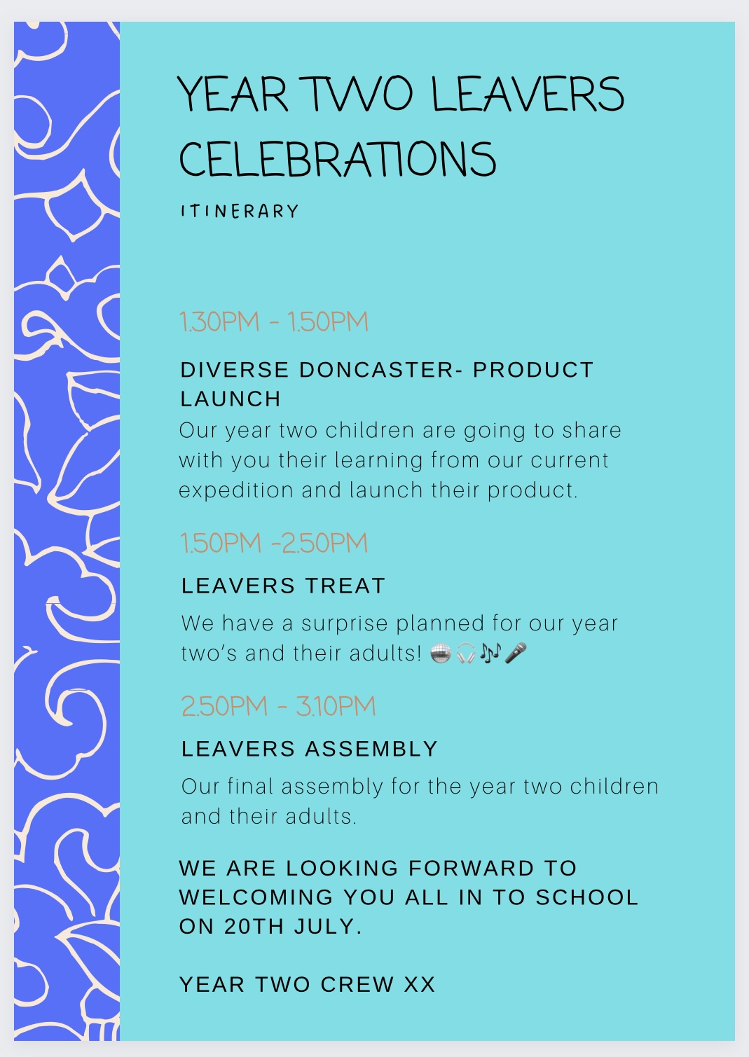Year Two Leavers Celebration Afternoon | Norton Infant School