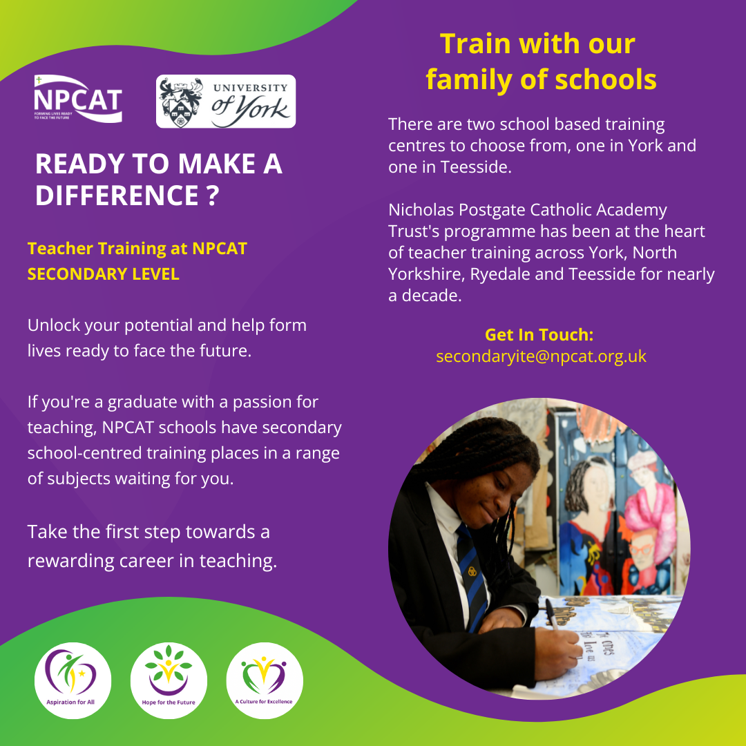 St. Peter's Catholic College | Part of the Nicholas Postgate Catholic ...