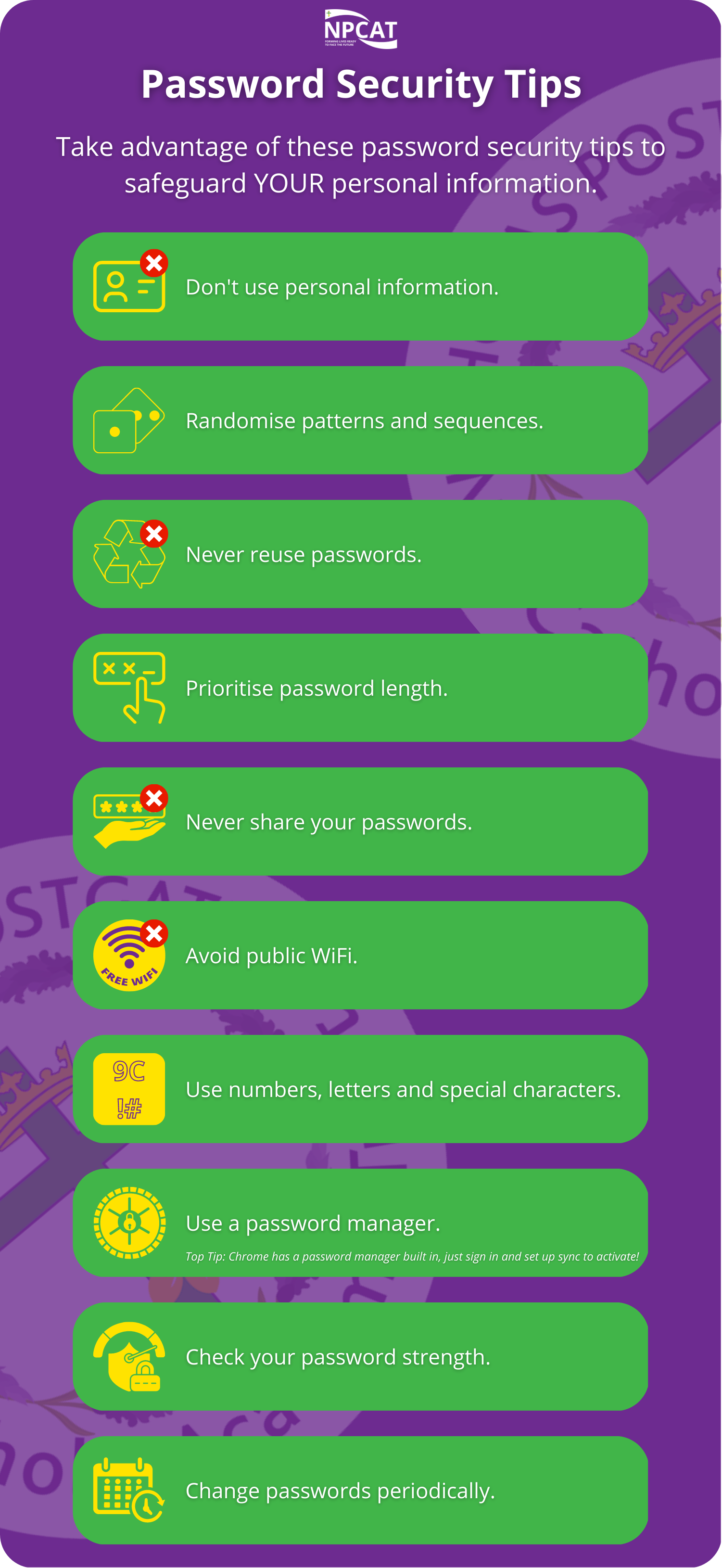 Password Security Tips - Nicholas Postgate