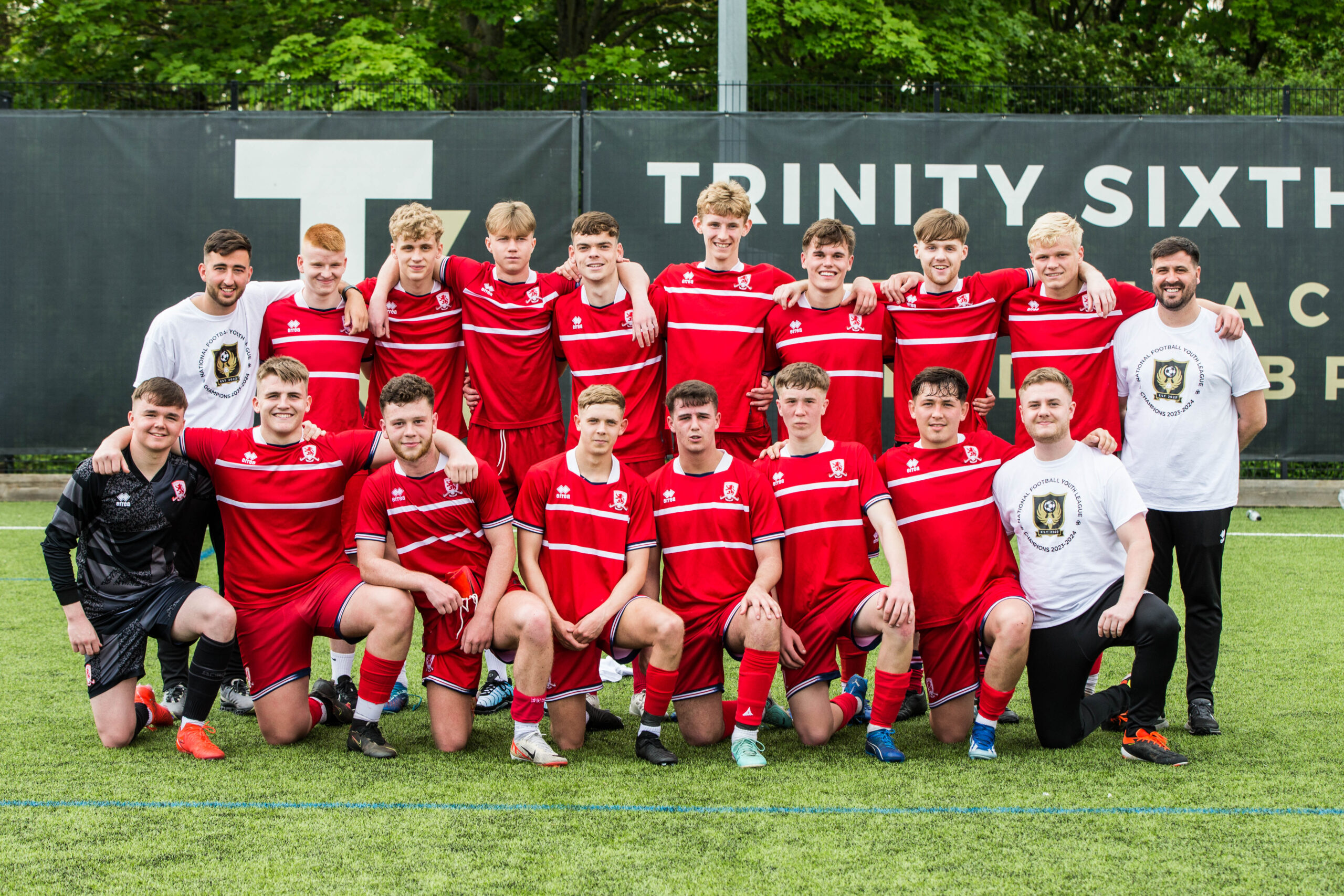 Elite football academy celebrates double title success - Nicholas Postgate