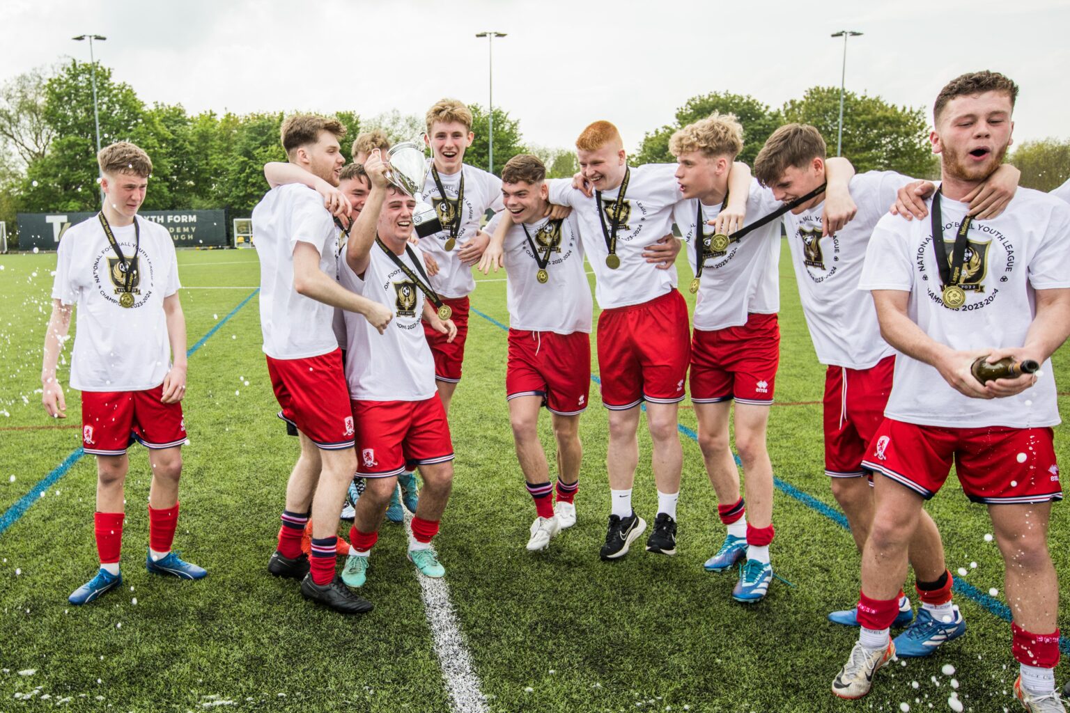 Elite football academy celebrates double title success - Nicholas Postgate