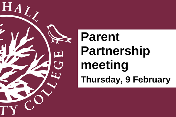 Parent Partnership meeting: 9 February | Oathall Community College