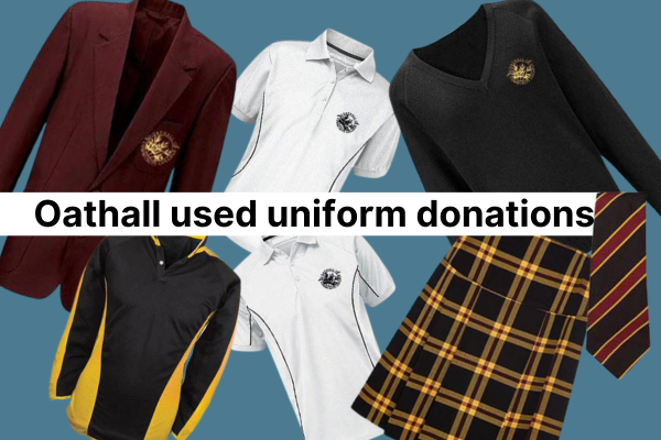 Used uniform donations | Oathall Community College