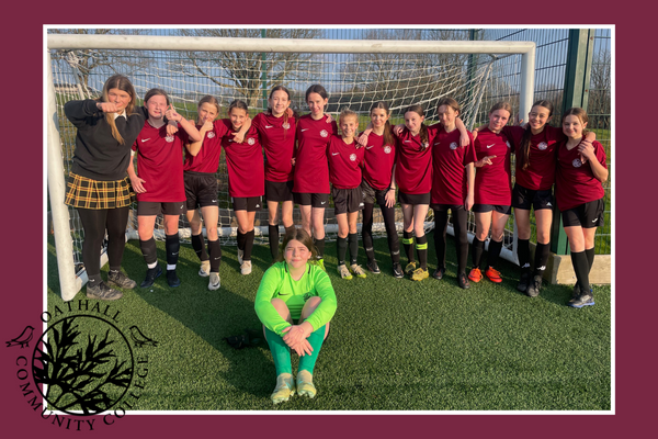 Year 7 girls football team – superb team effort | Oathall Community College