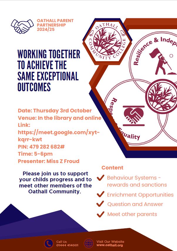 Parent Partnership | Oathall Community College