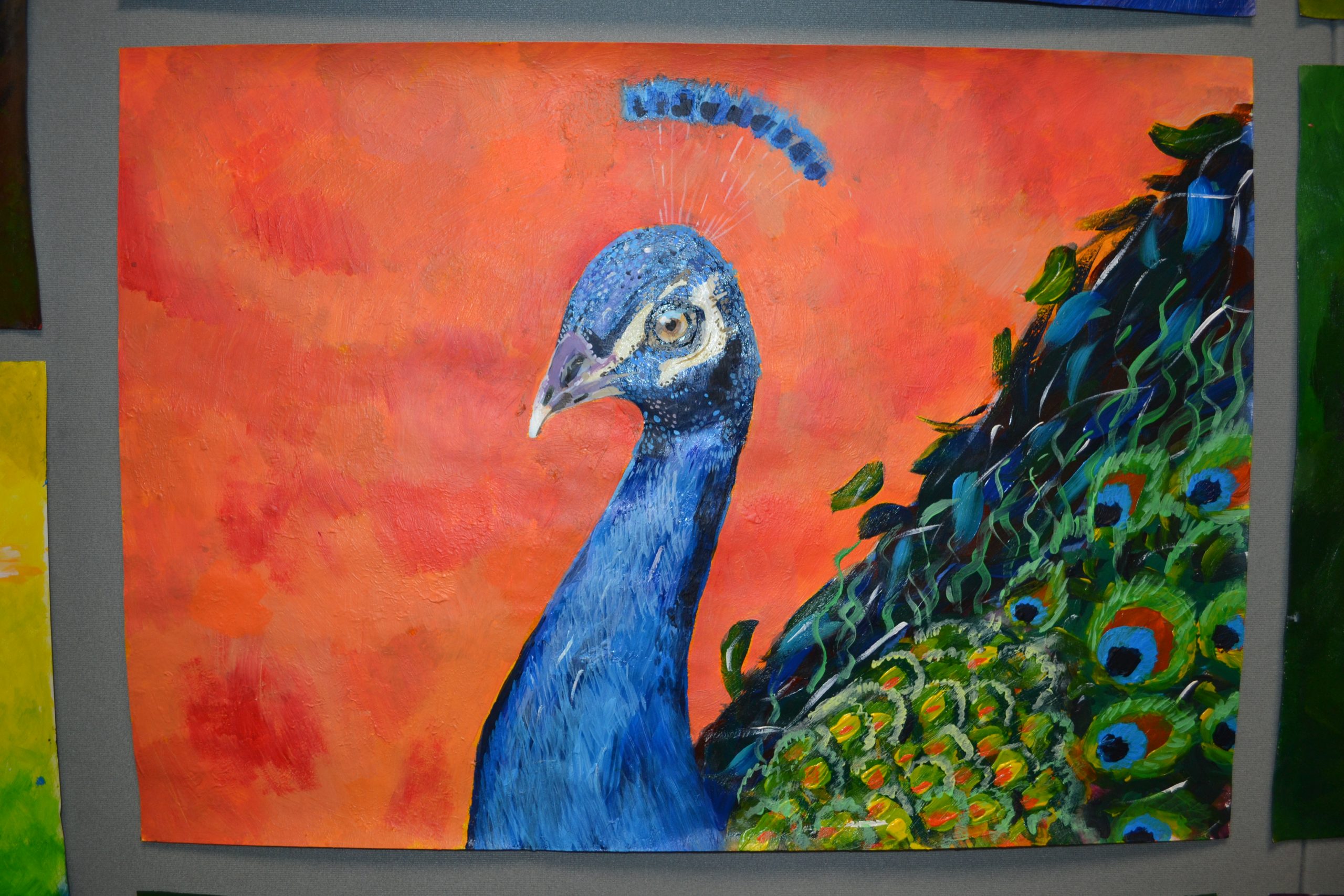 GCSE students acrylic animal art goes on display | Oathall Community ...