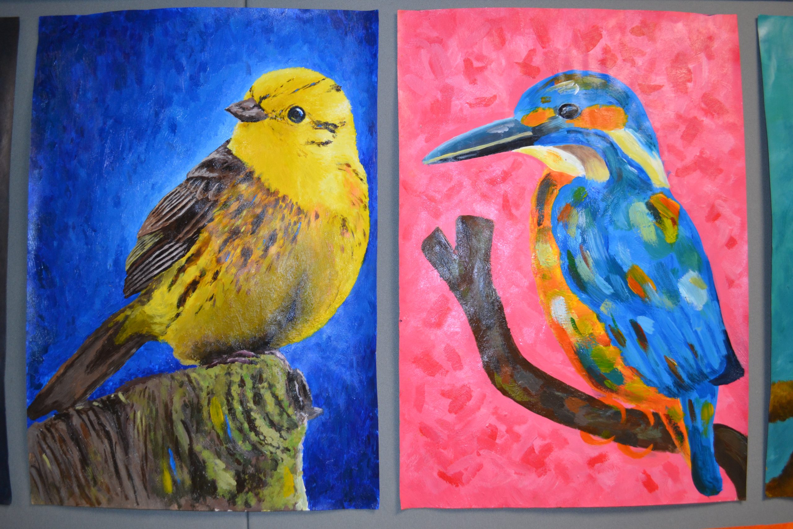 GCSE students acrylic animal art goes on display | Oathall Community ...